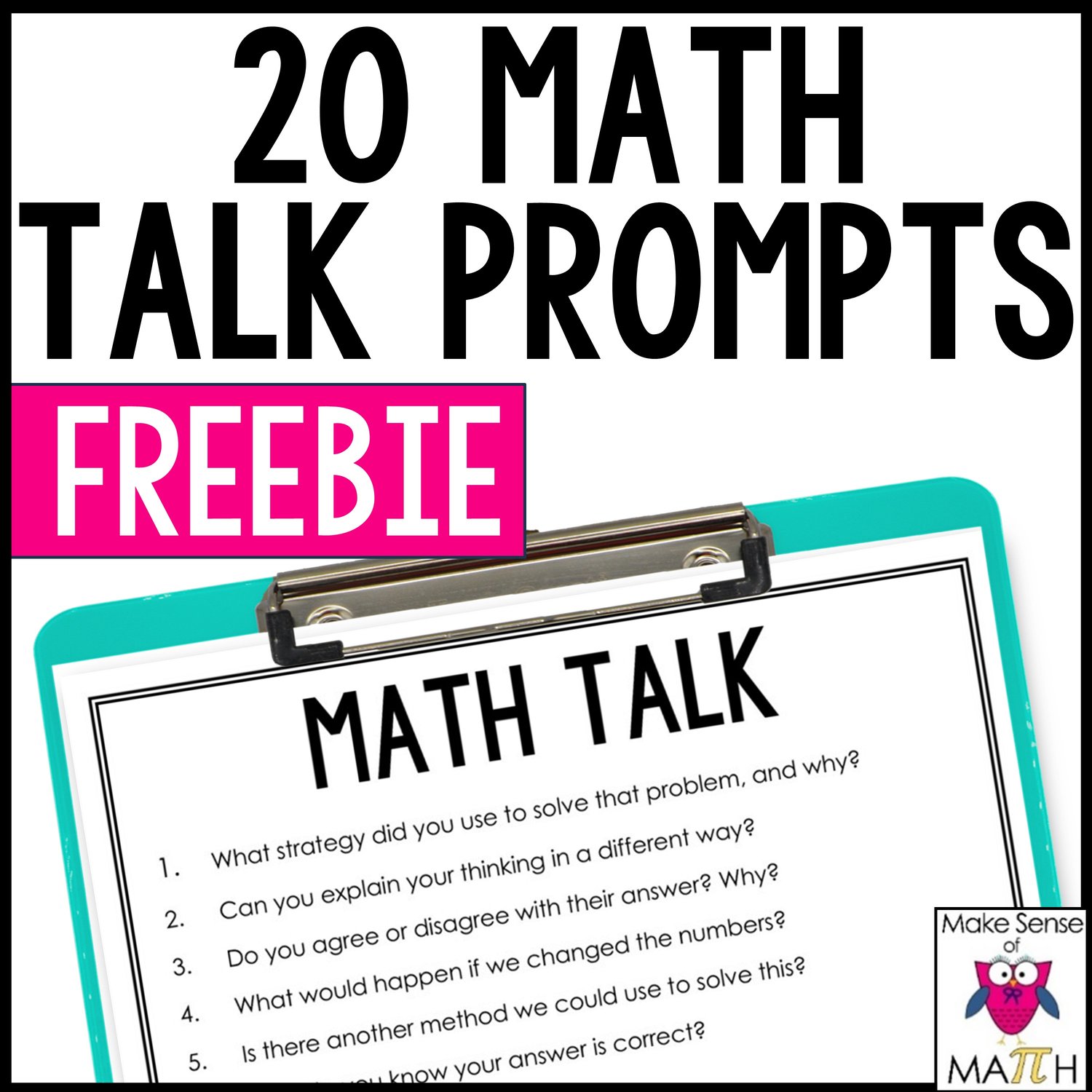Math Talk Prompts
