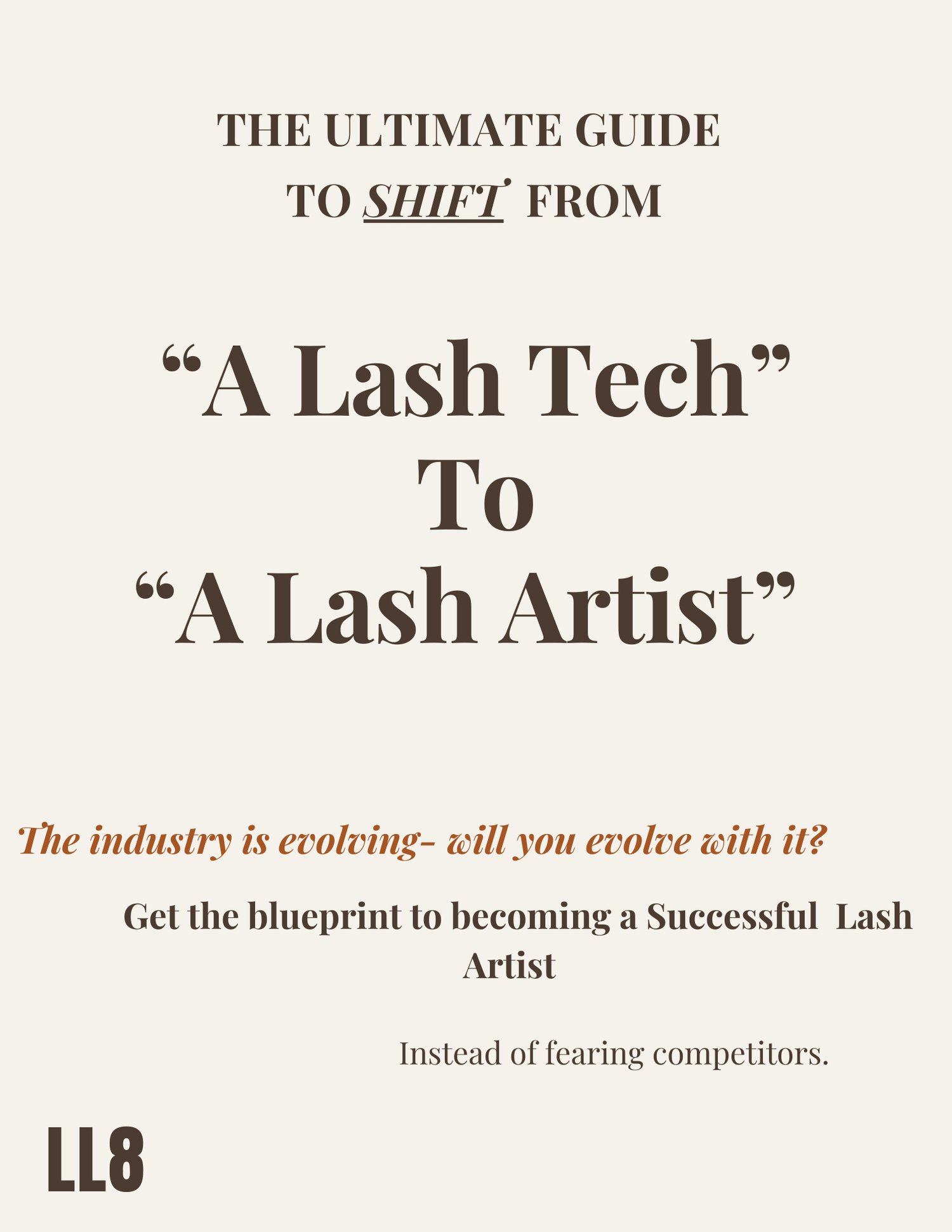 The Ultimate Guide To Shift From A Lash Tech To A Lash Artist - Payhip