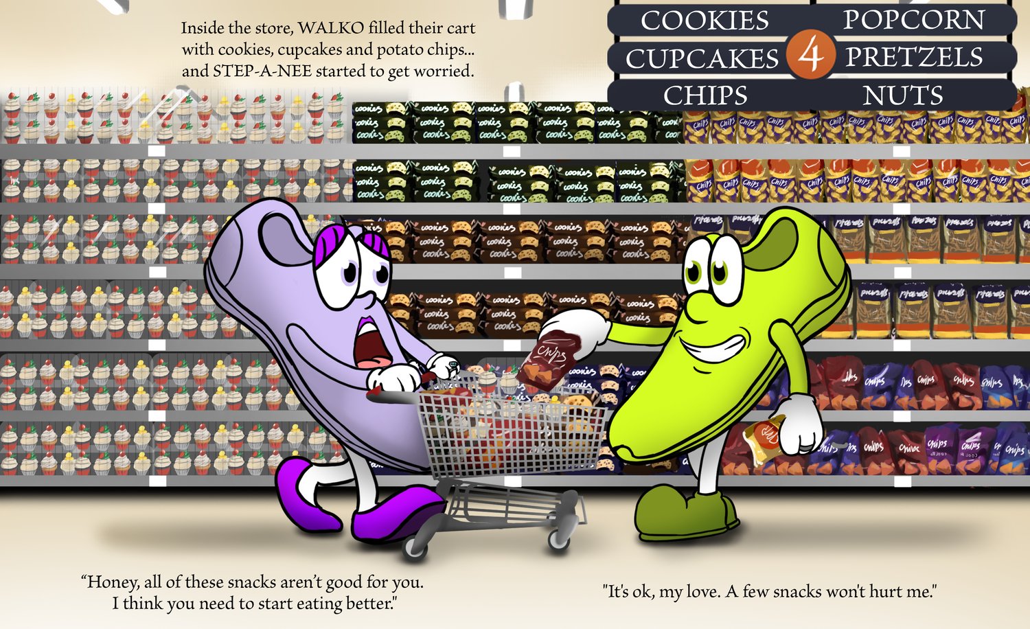 WALKO THE WALKING SNEAKER: A HEALTHY HABITS ADVENTURE - Payhip