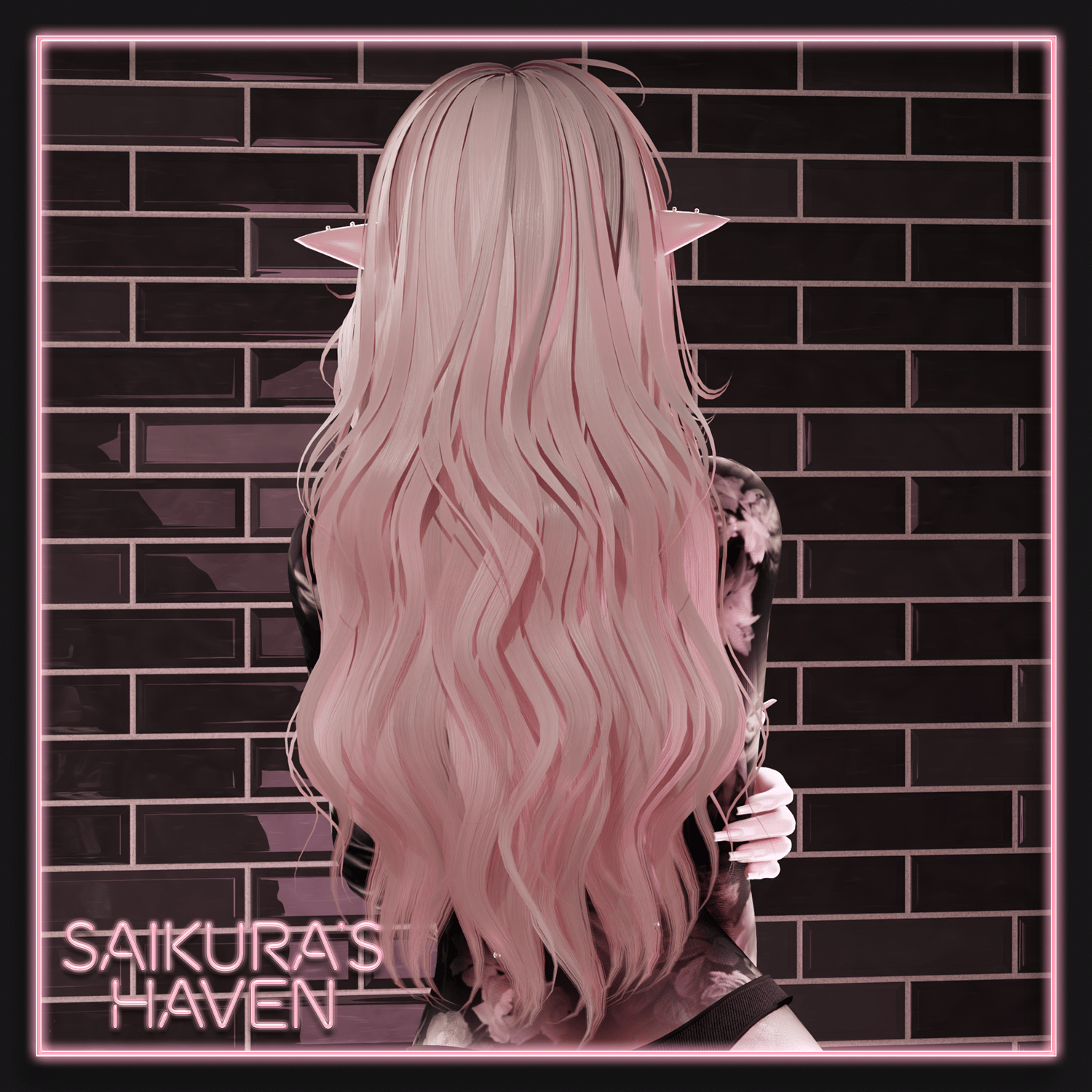 Willow's Wavy Hair for VRChat