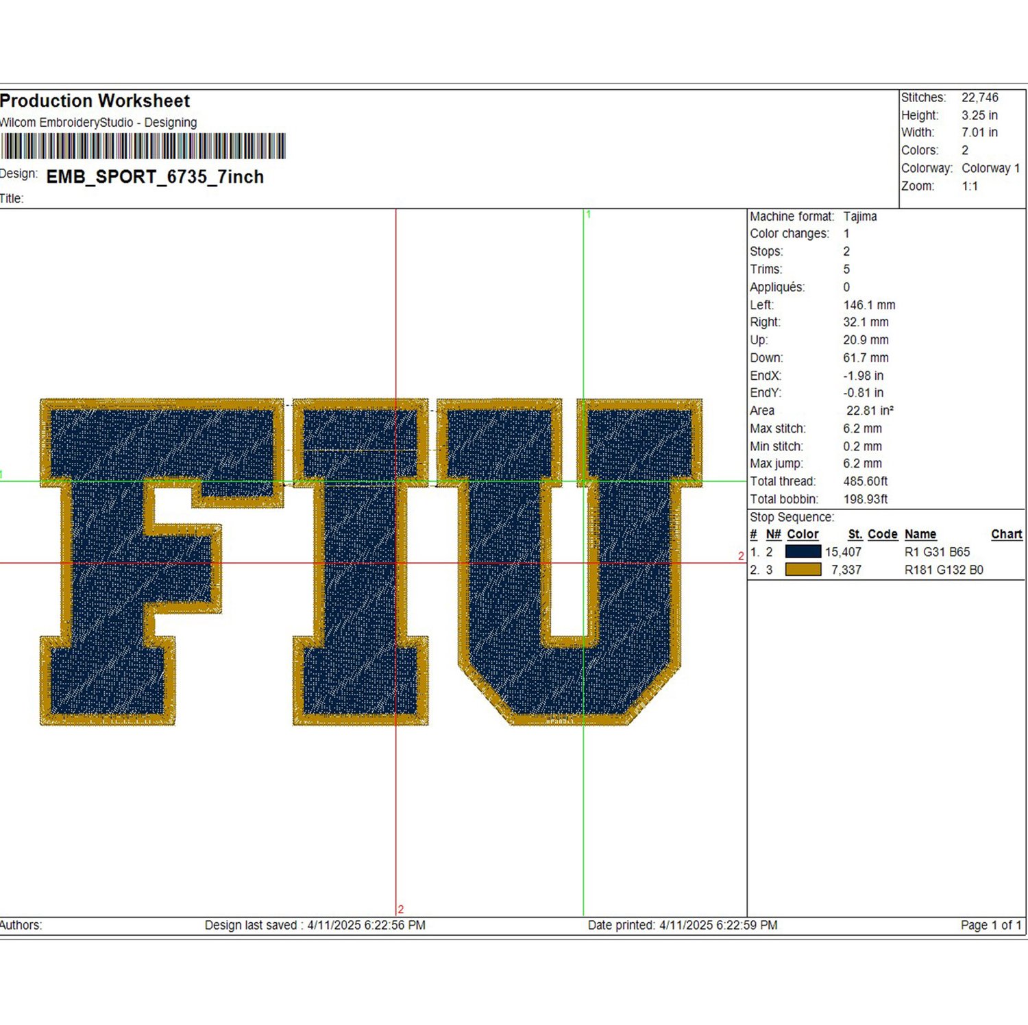 Florida International Panthers Embroidery Designs, NCAA Florida ...