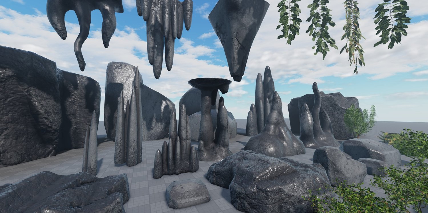 [Custom] Realistic Winter Roblox Nature Assets Pack