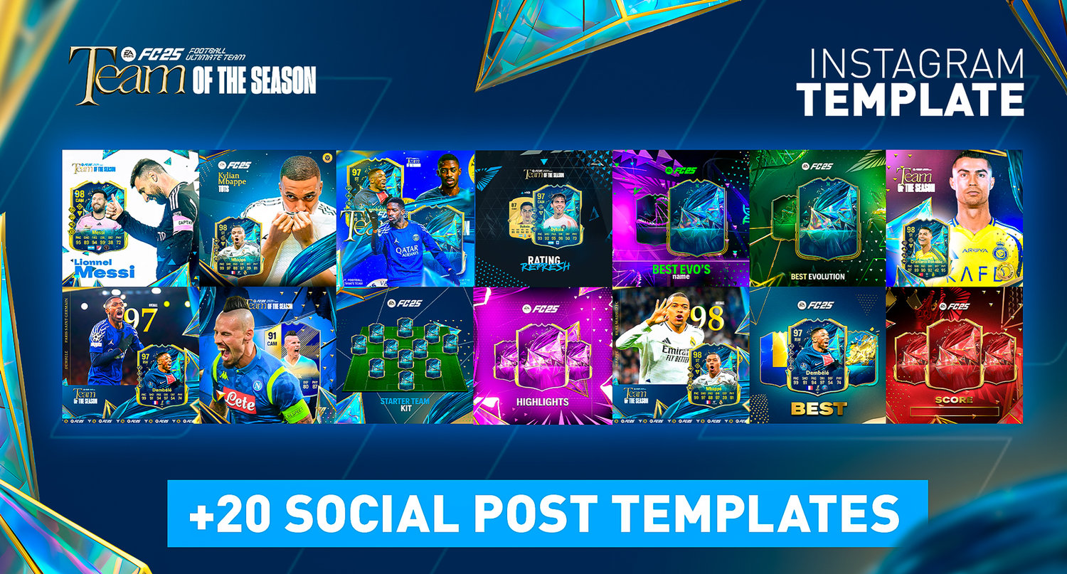 🎮 The Ultimate FIFA 25 GFX Pack for TOTS Creators (7000 Assets)