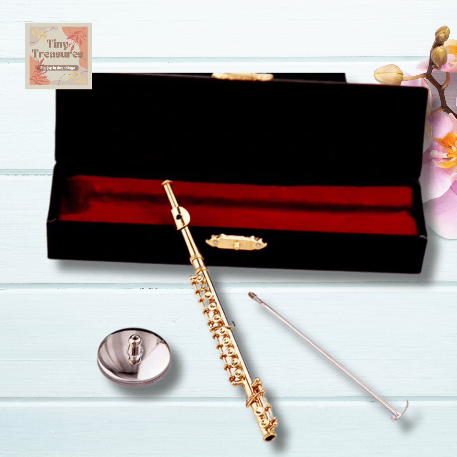 Miniature Flute Model – 3 Sizes (7.5cm / 14cm / 18cm) – Custom ...