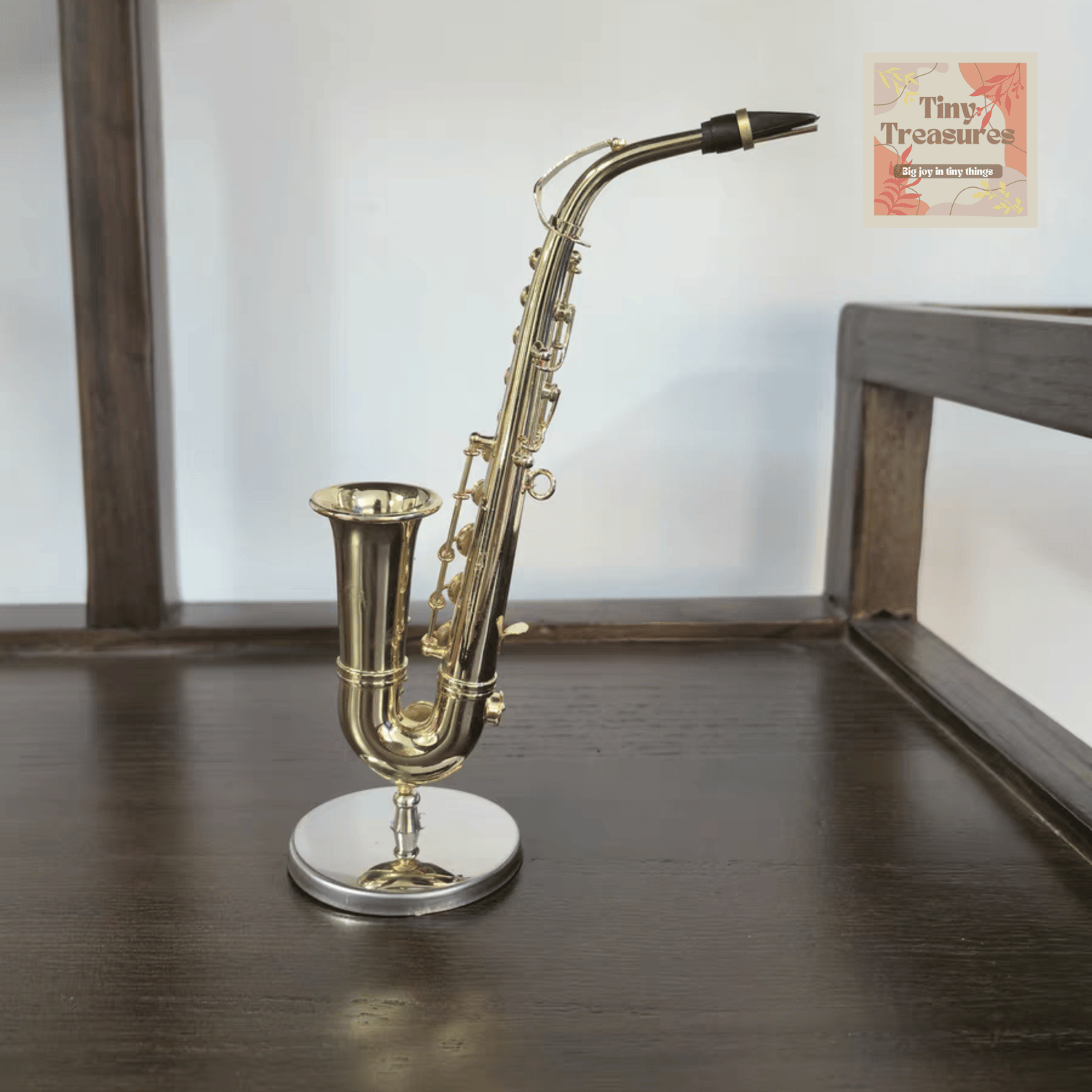Miniature Saxophone Model – 1:12 & 1:6 Scale – 2 Sizes (16cm / 30cm ...