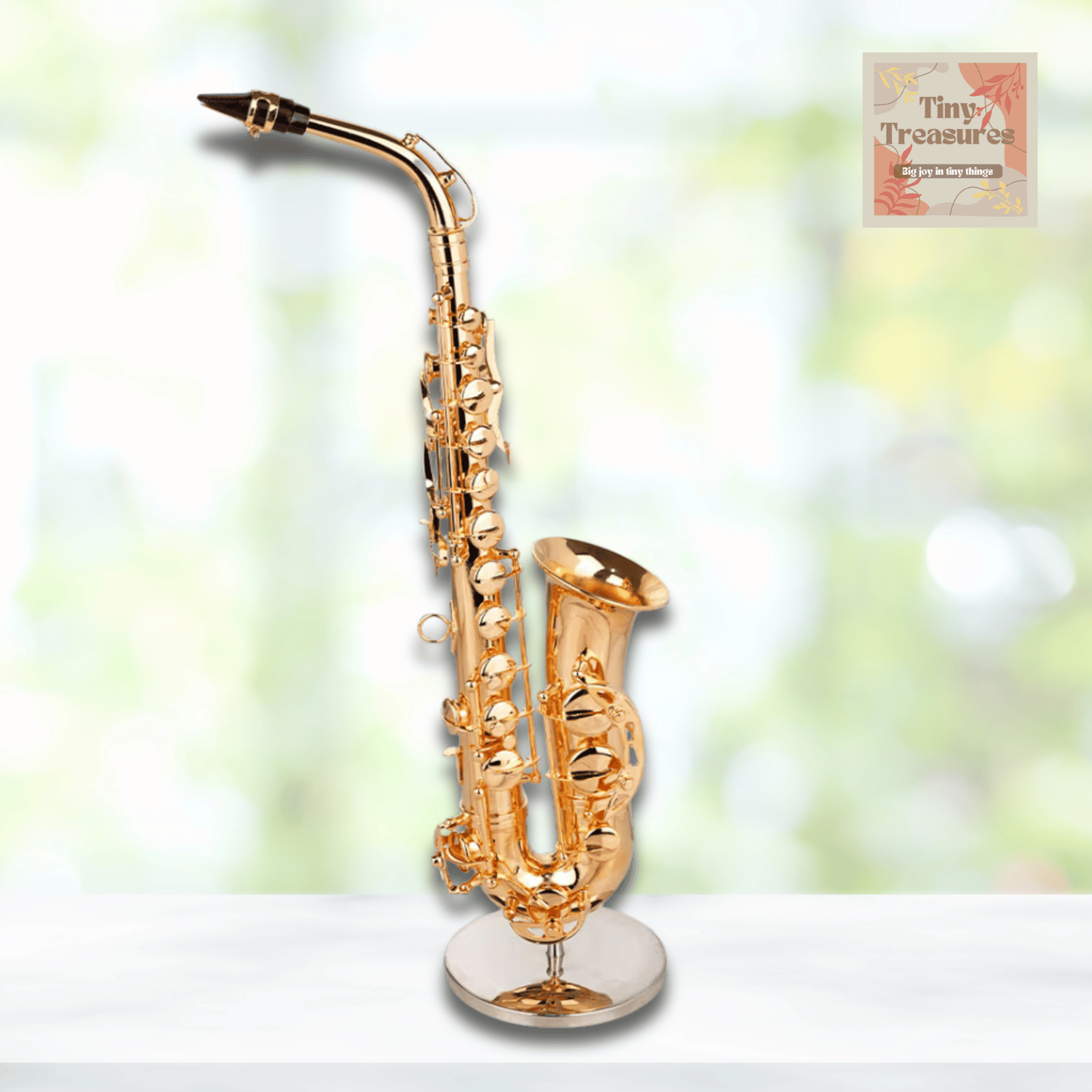 Miniature Saxophone Model – 1:12 & 1:6 Scale – 2 Sizes (16cm / 30cm ...