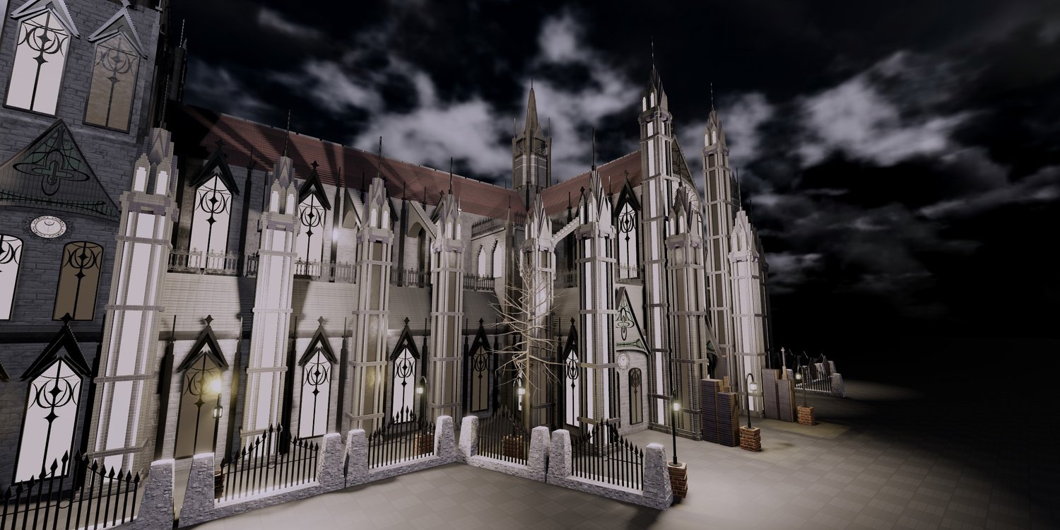 Advanced Gothic Roblox Cathedral Building Pack