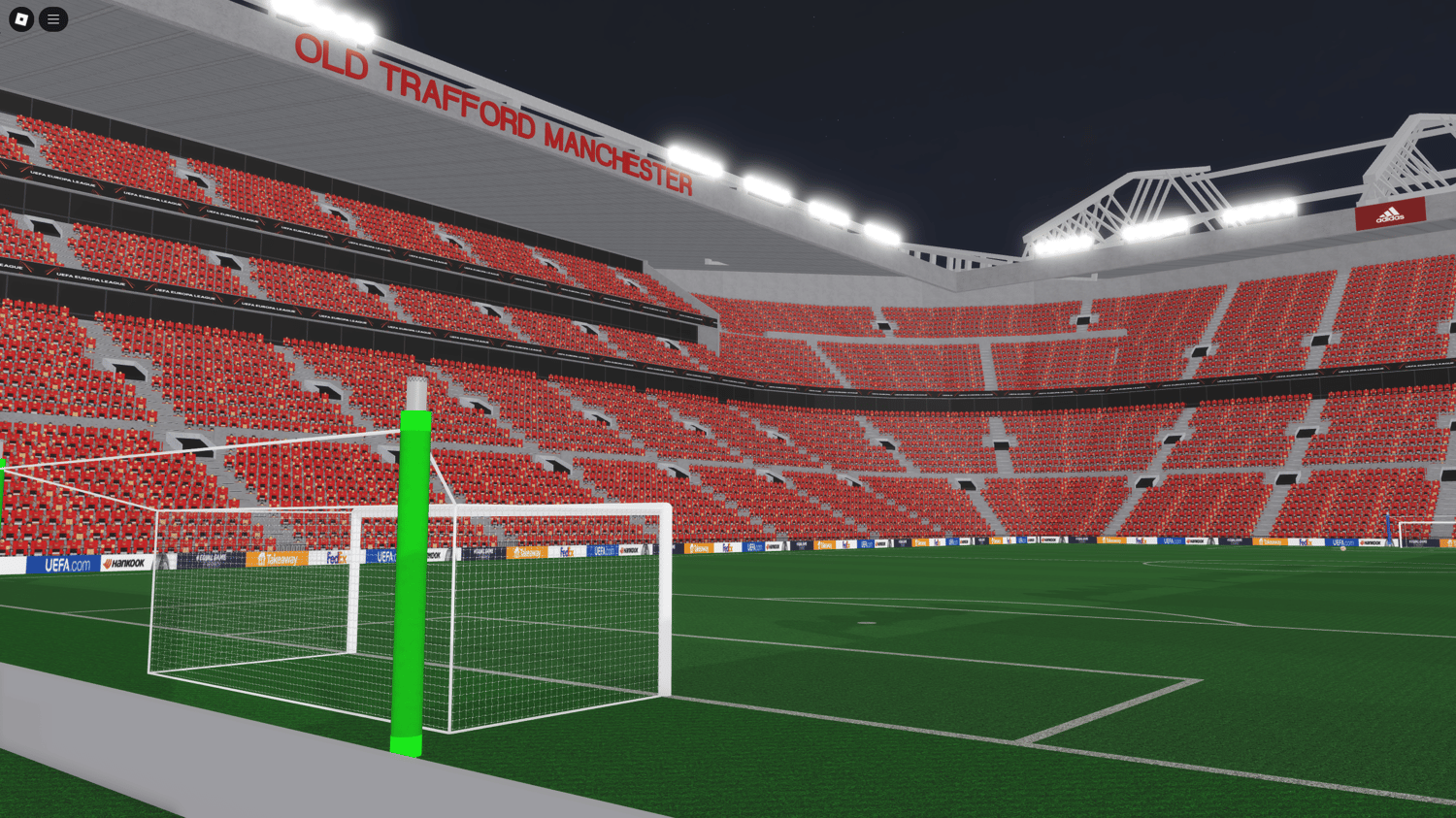 Old Trafford Stadium – Scripted Soccer Roblox Arena