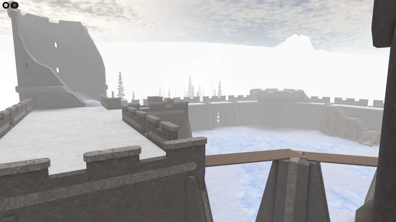 FREE Medieval Winter Fort (Roblox Map)