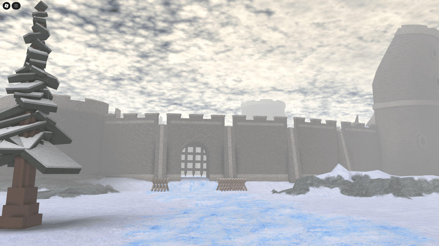 FREE Medieval Winter Fort (Roblox Map)