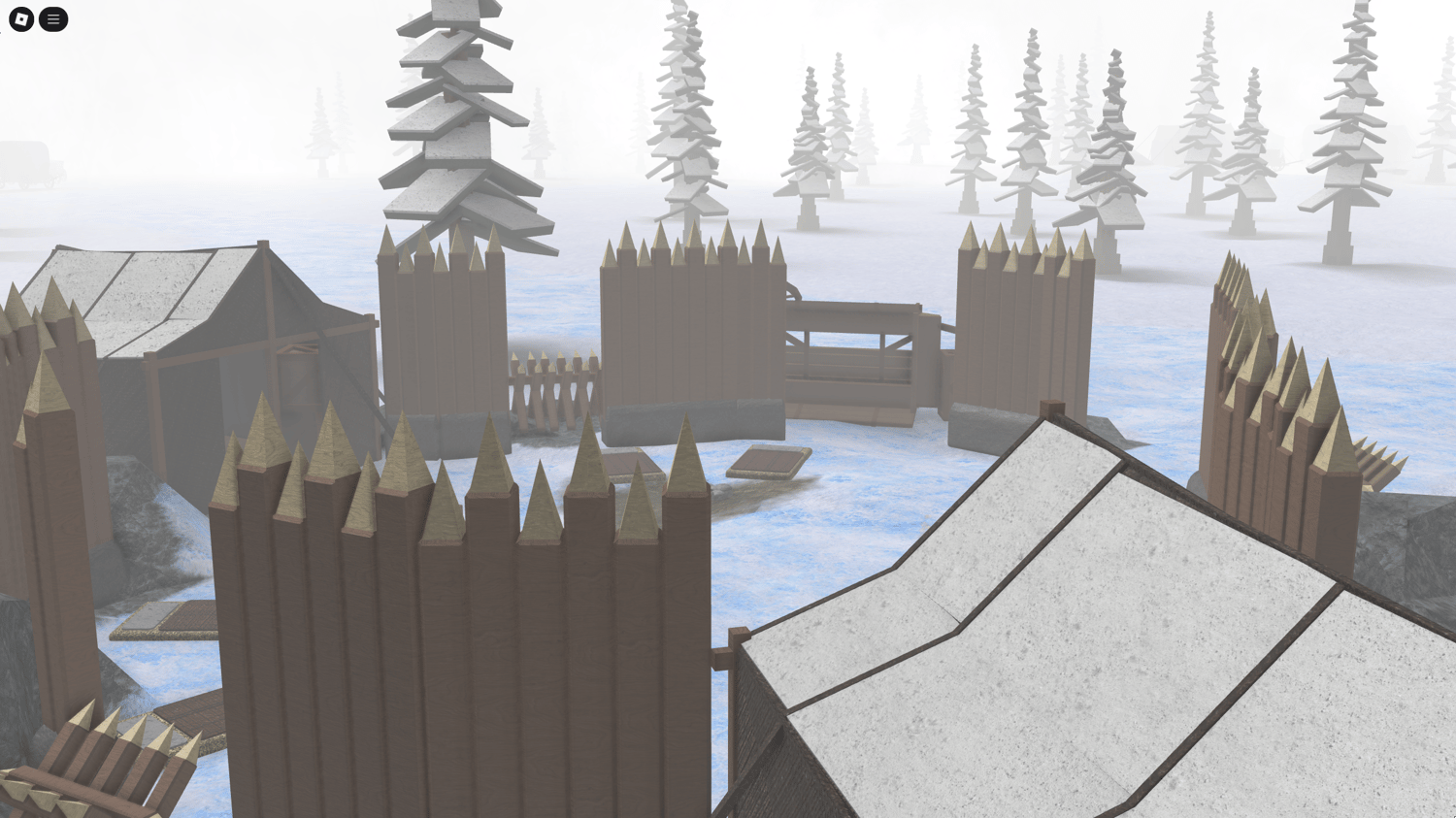 FREE Medieval Winter Fort (Roblox Map)