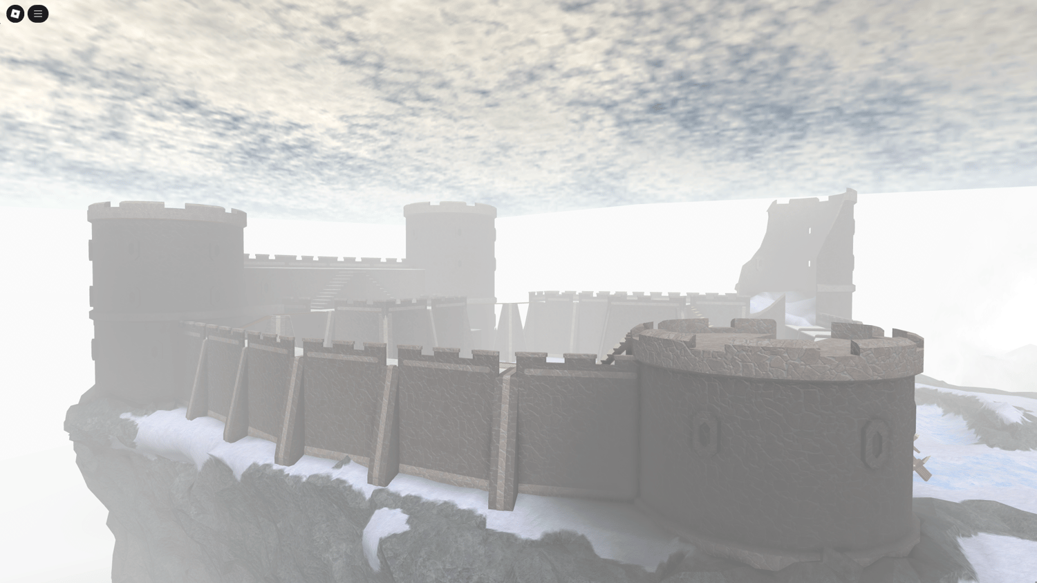 FREE Medieval Winter Fort (Roblox Map)