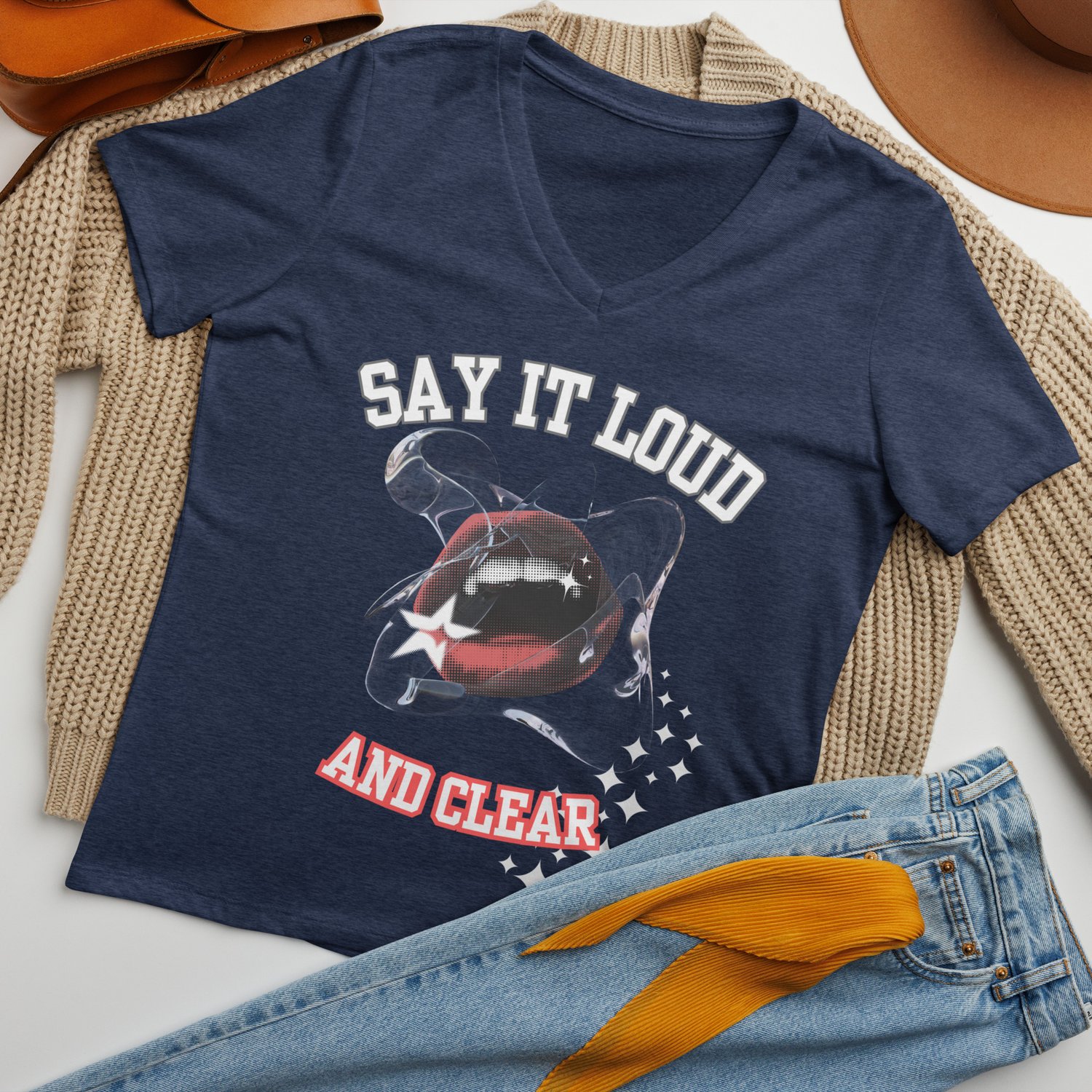Say It Loud Tee – Speak Bold, Wear Louder (Pre-Order) - Payhip