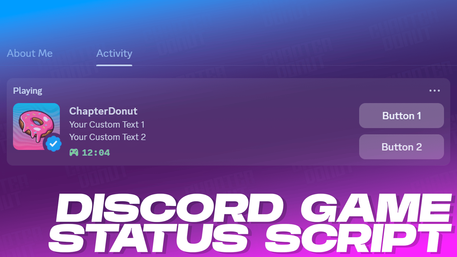 FiveM Discord Rich Presence Game Status Script