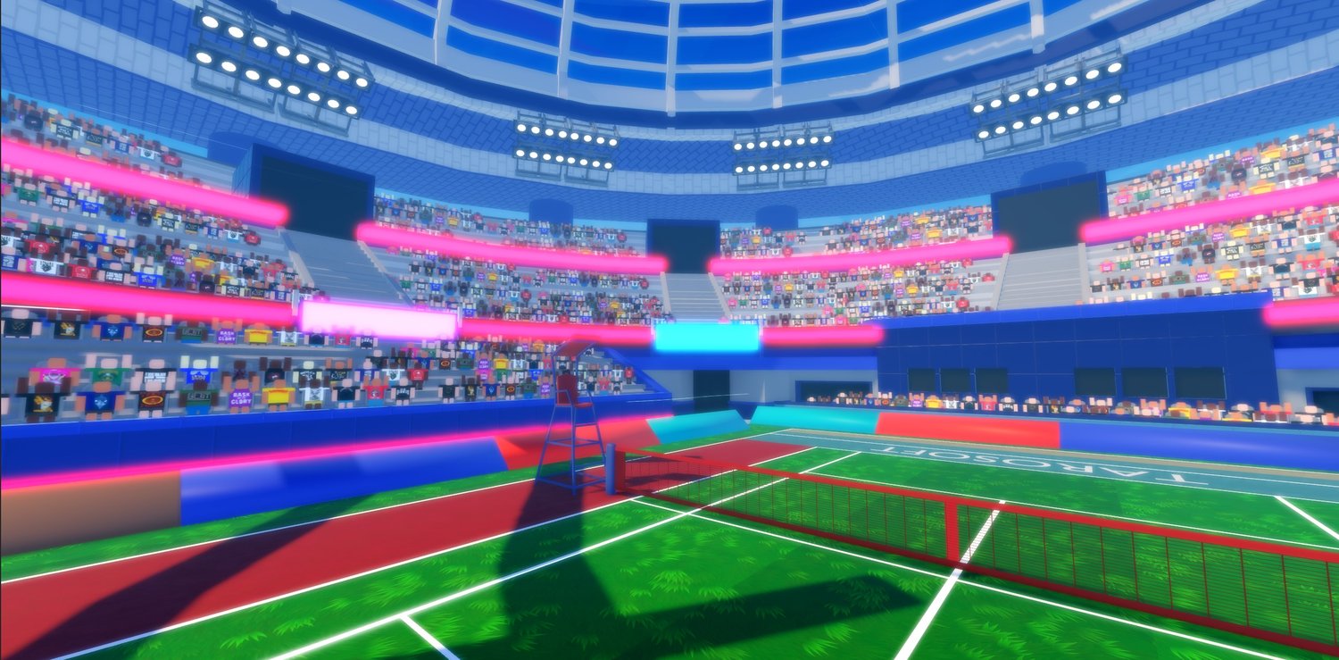 [NEW] Stylized Roblox Large Tennis Stadium Map
