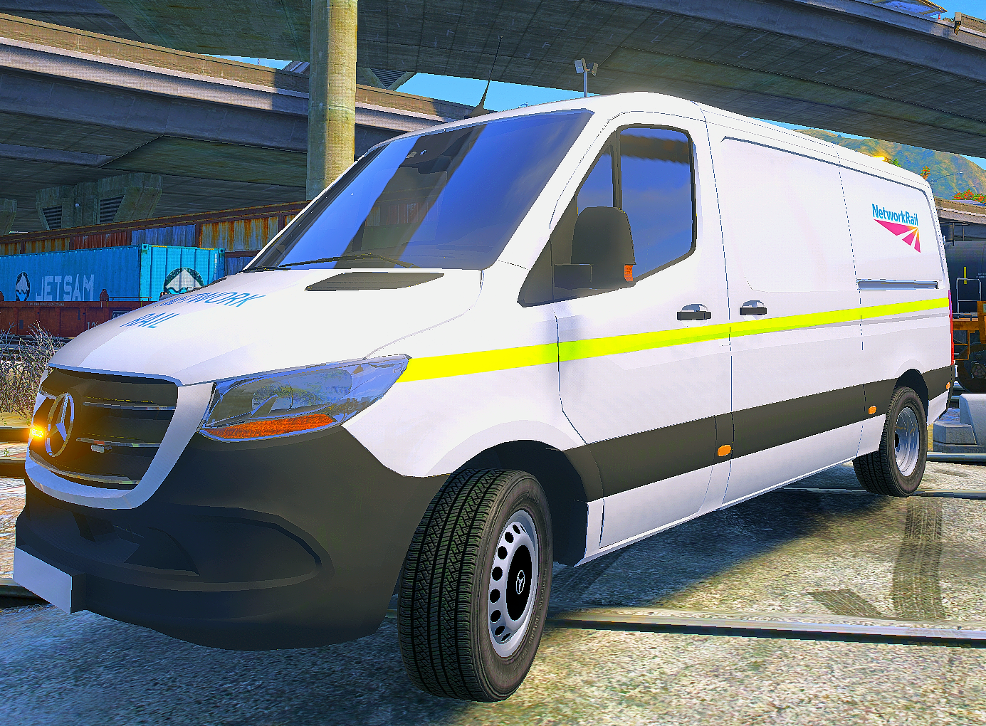 2019 Mercedes sprinter Generic Network Rail (RESKIN) - Payhip