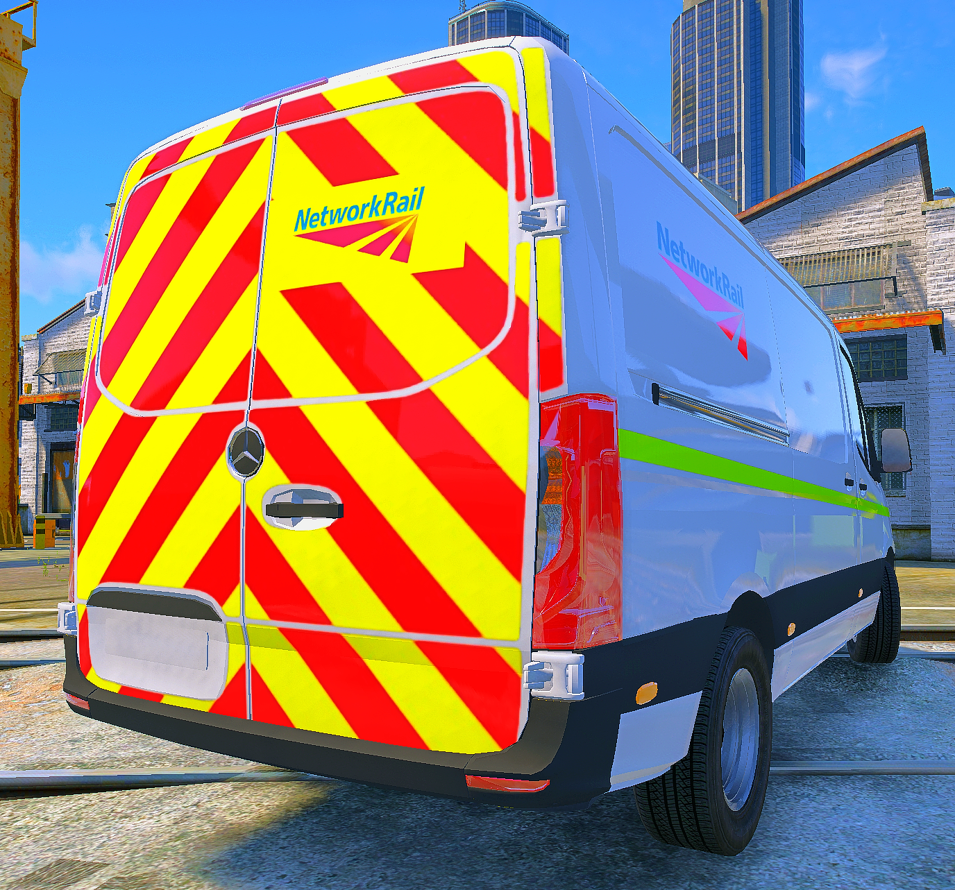 2019 Mercedes sprinter Generic Network Rail (RESKIN) - Payhip