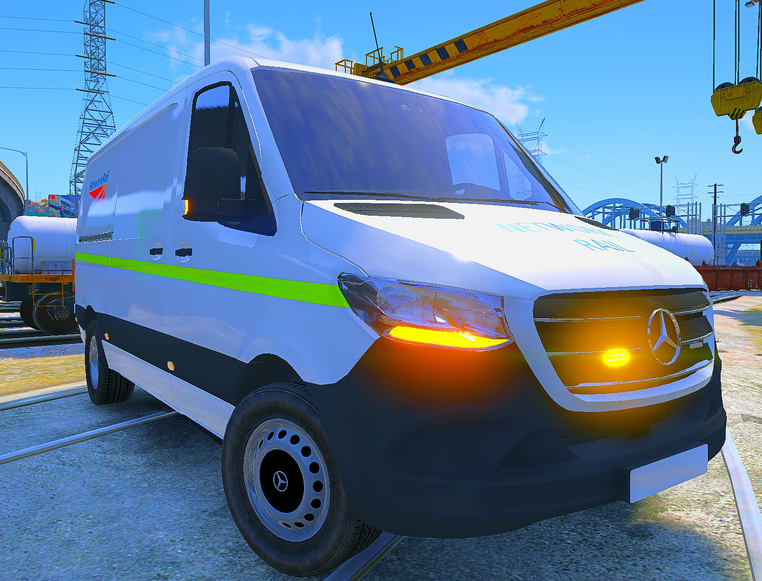 2019 Mercedes sprinter Generic Network Rail (RESKIN) - Payhip