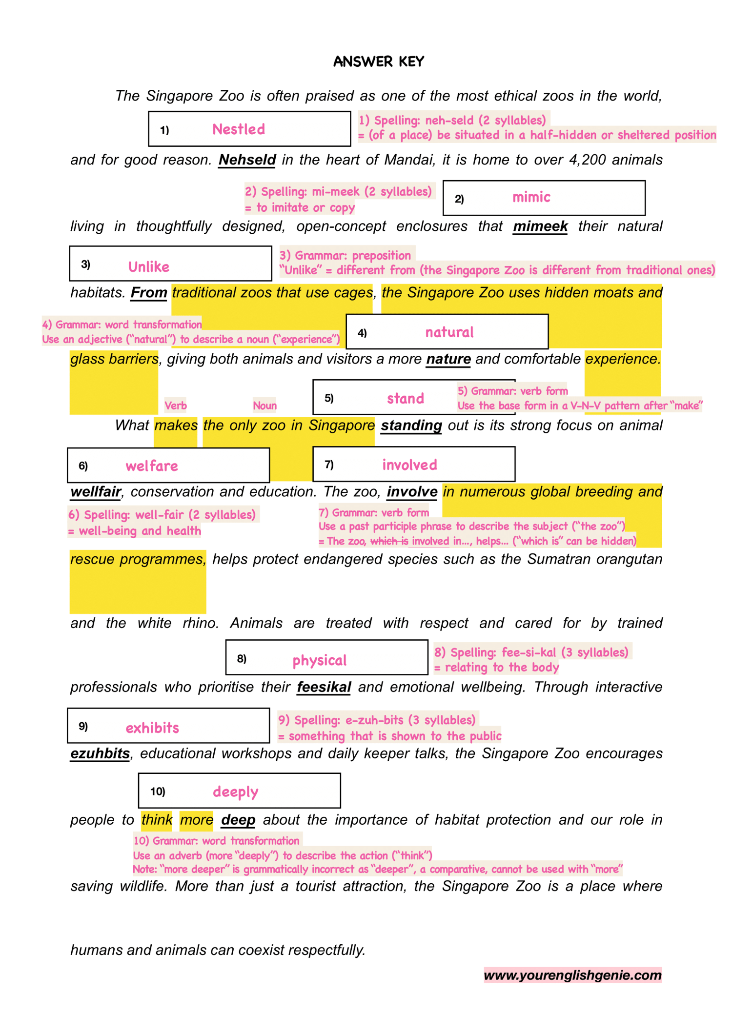 June Sprint to PSLE English (Part 2): Editing