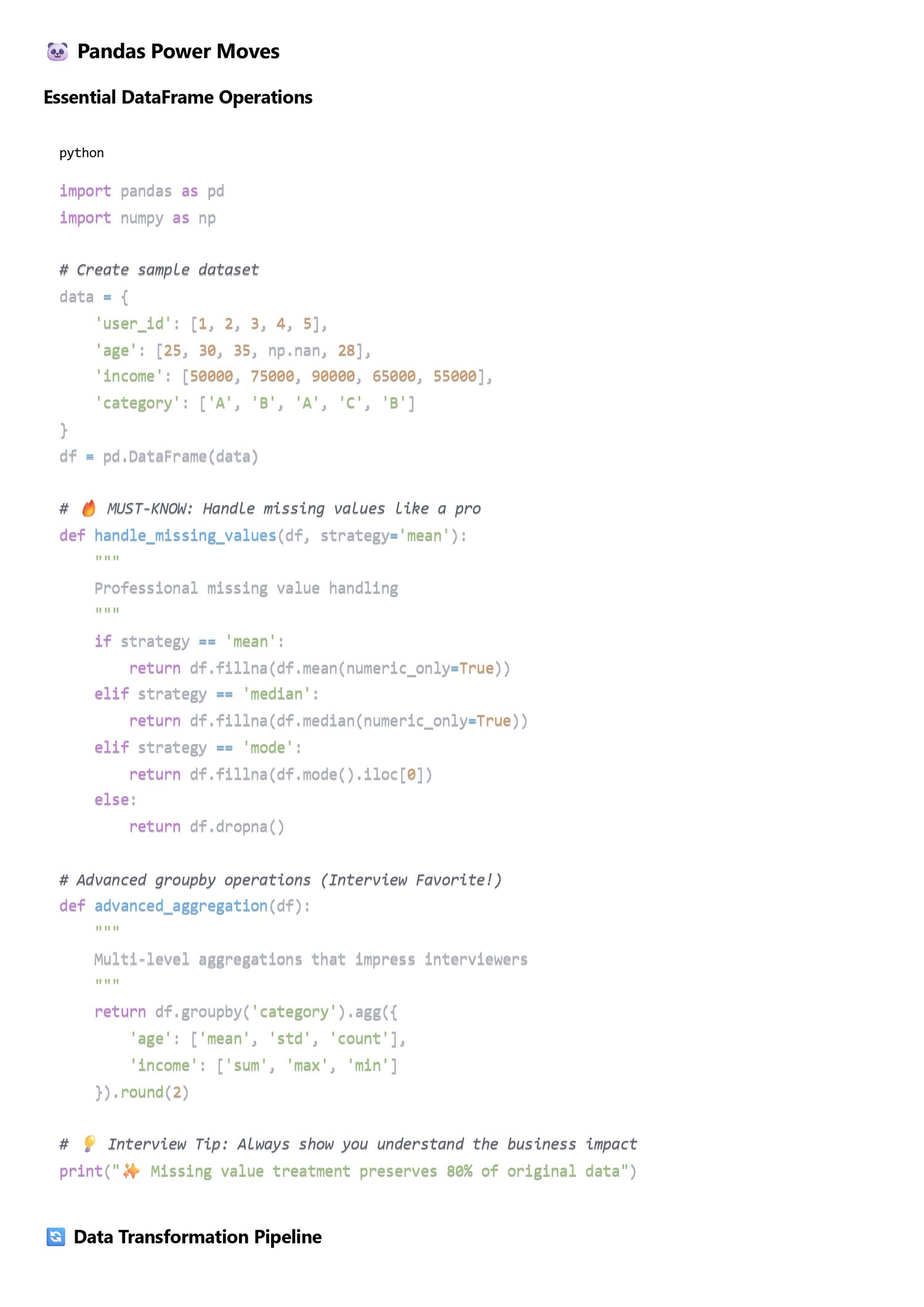 Python for ML Interviews: Essential Code Snippets for 2026