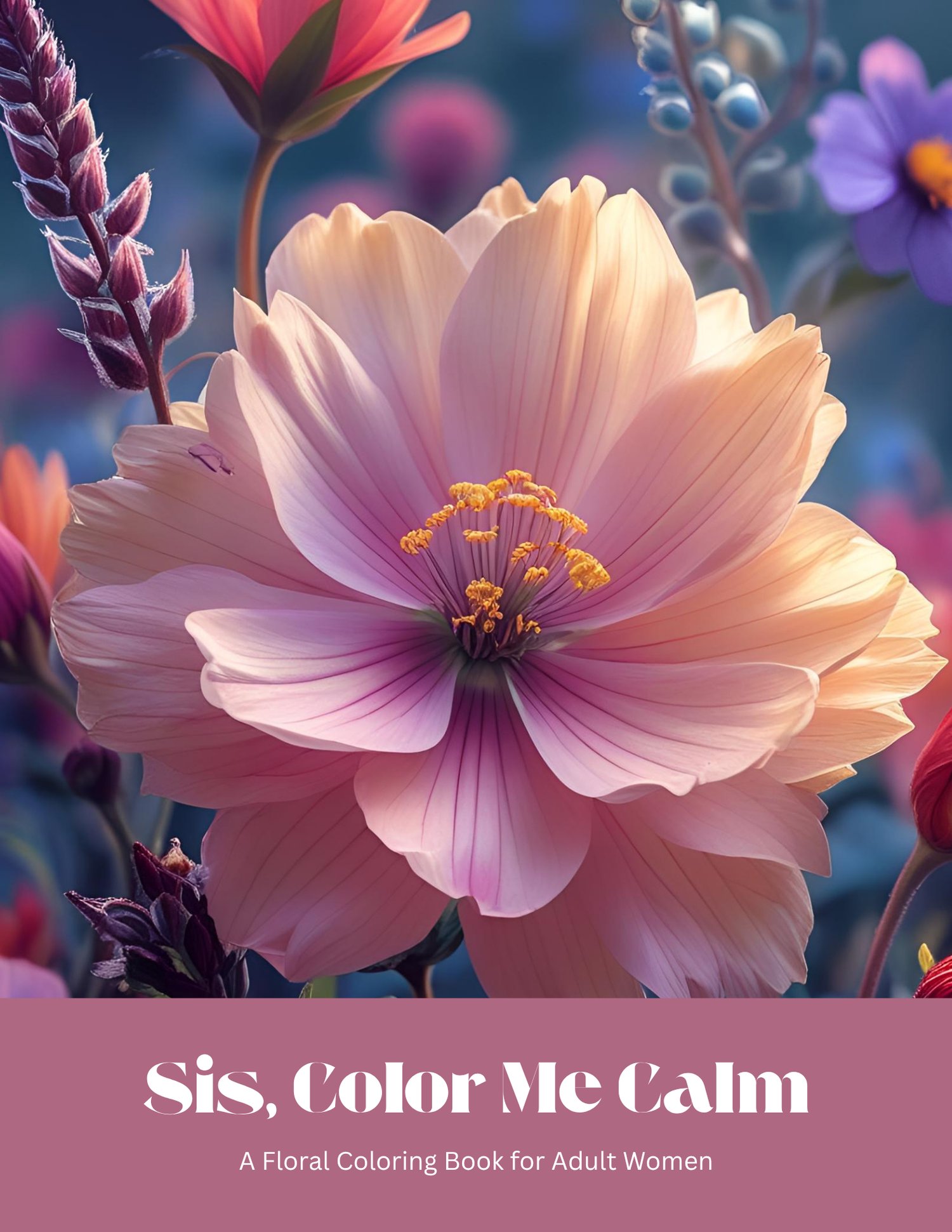 Sis, Color Me Calm: A Floral Coloring Book for Adult Women - Payhip