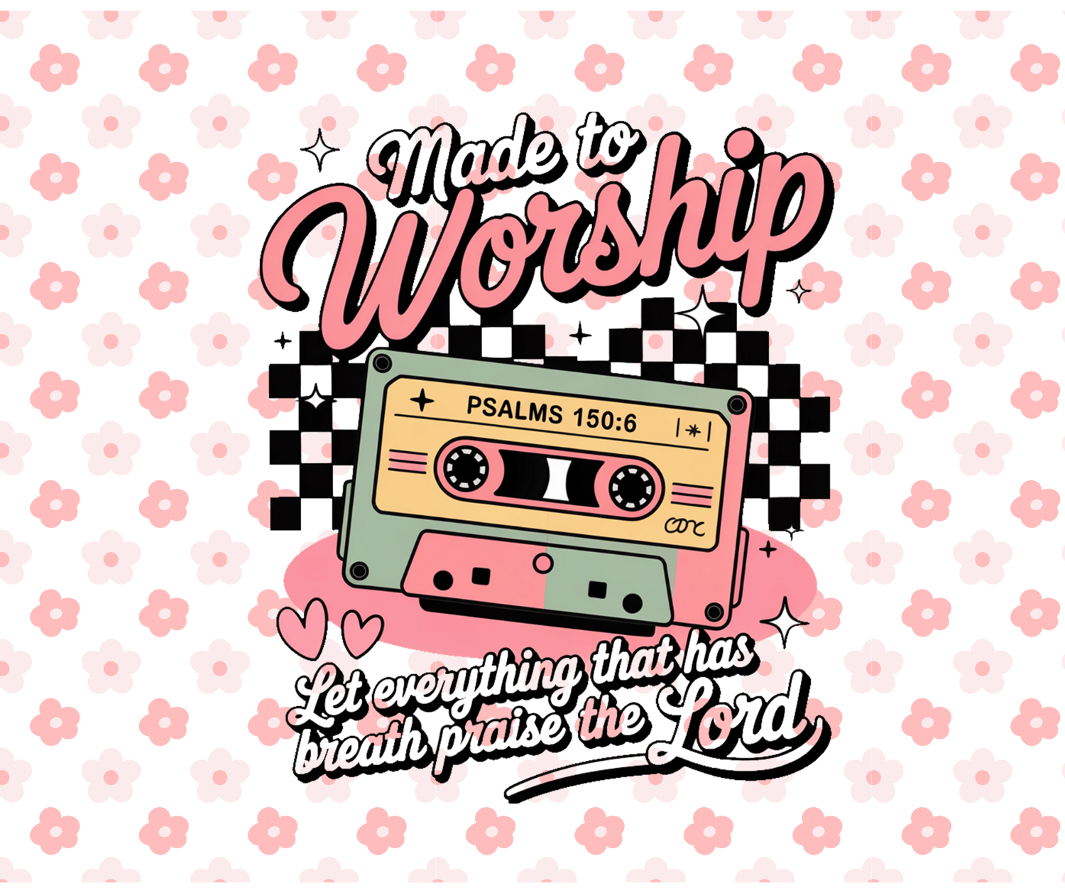 Made to Worship" Retro Cassette Mouse PadBrighten up your desk with ...
