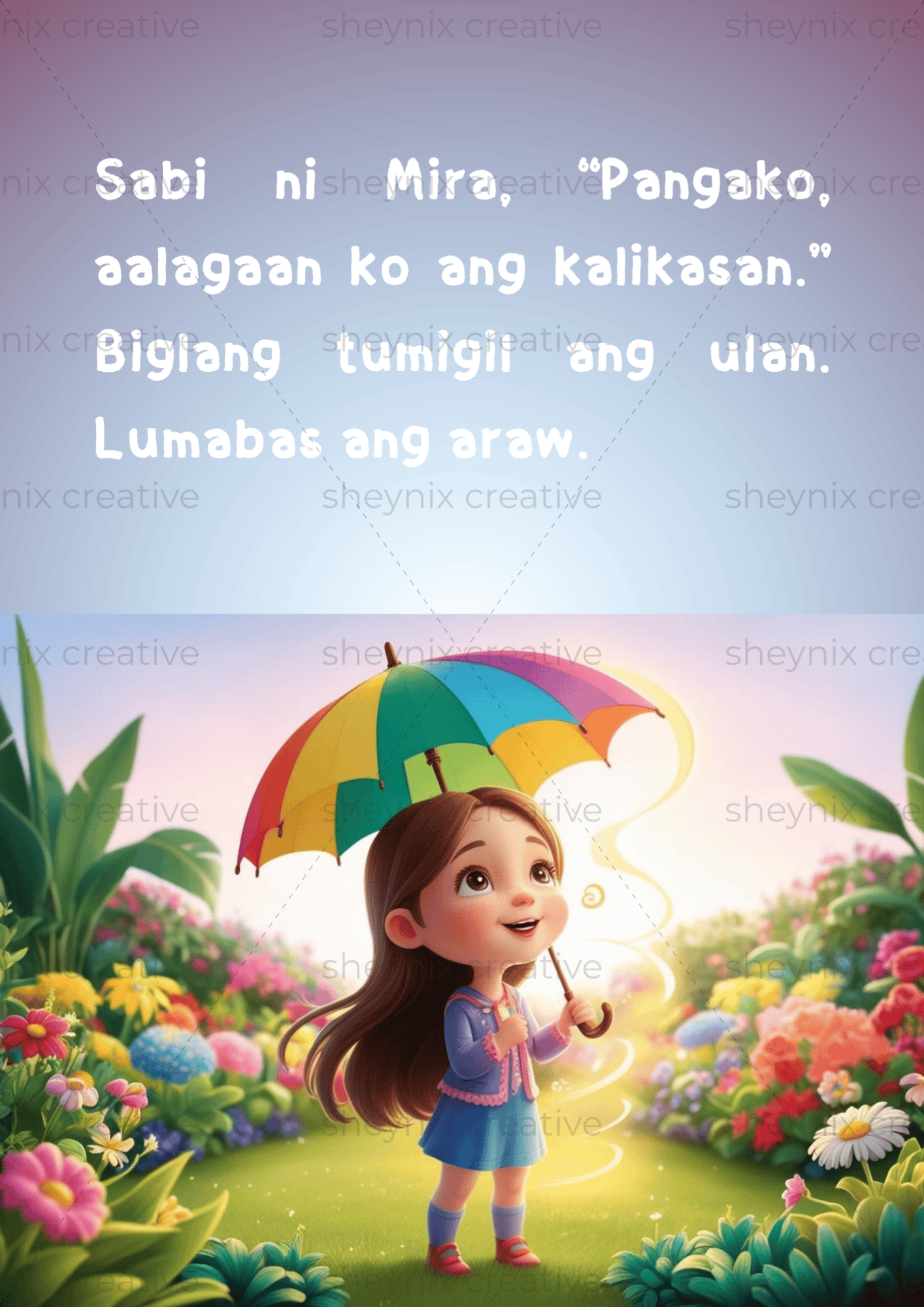 FREE: ANG ALAMAT NG BAHAGHARI (TAGALOG VERSION) Printable Childrens ...