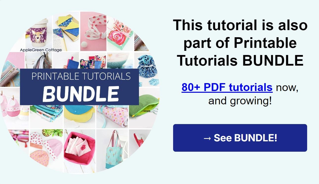 Sew A Basket - Printable Tutorial PDF