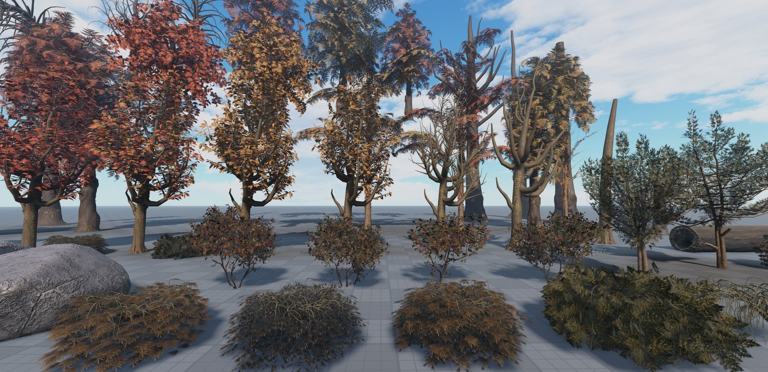 [Custom] Realistic Autumn Forest Roblox Nature Asset Pack