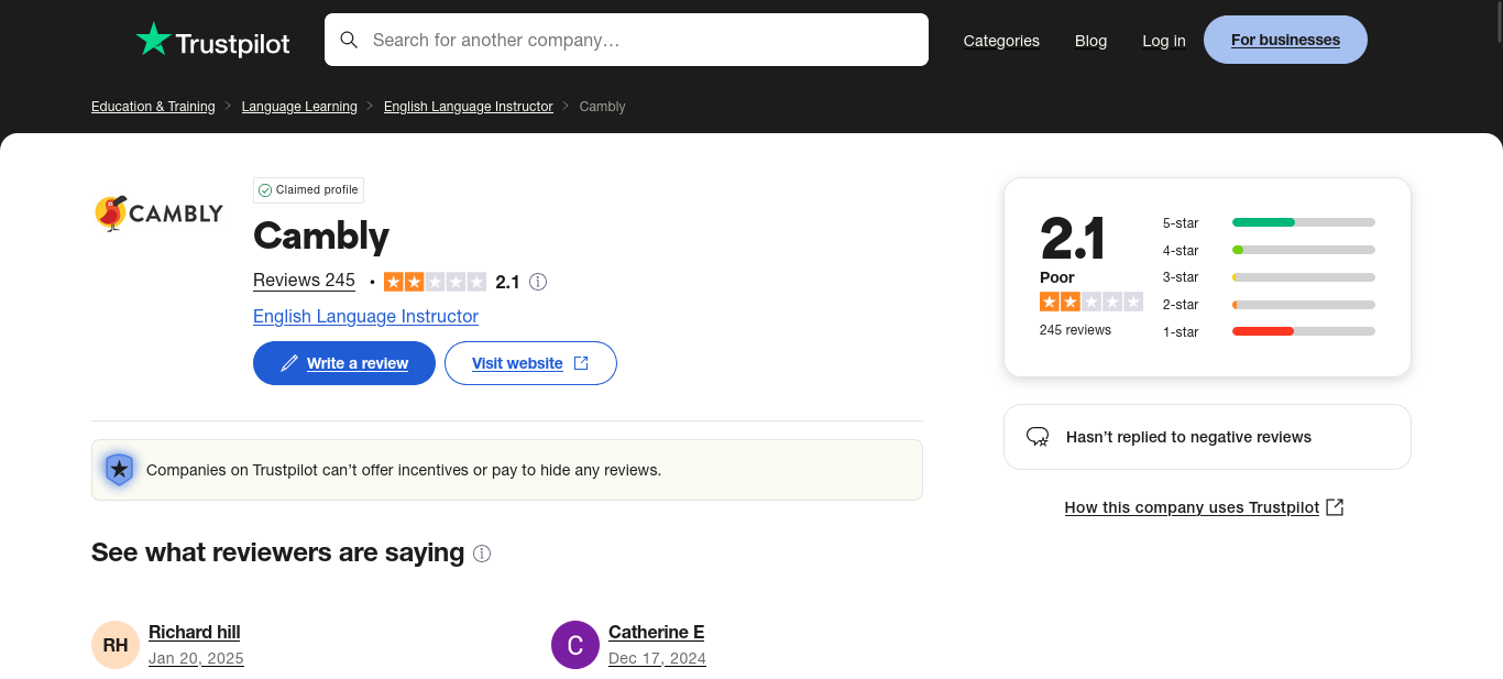 Tutoring on Cambly.com: What's Not Working? A Comprehensive Review of ...