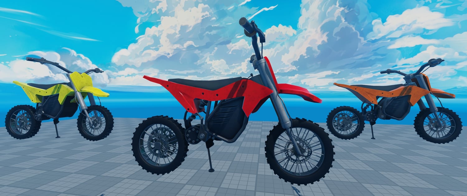 Ultimate Stylized Roblox Cartoony Bikes Assets Pack