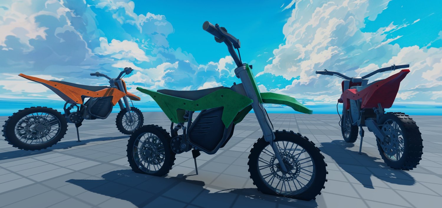 Ultimate Stylized Roblox Cartoony Bikes Assets Pack