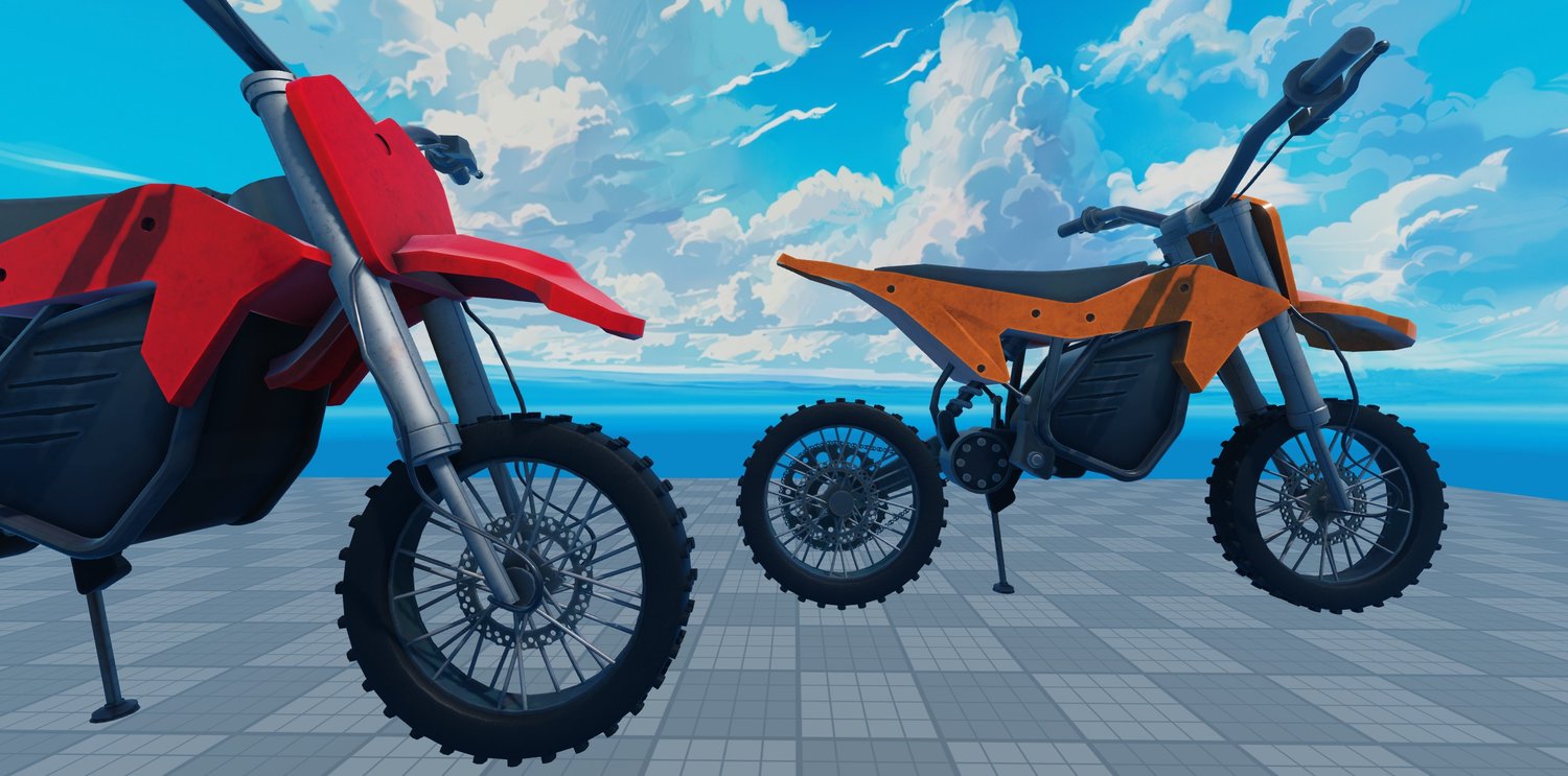 Ultimate Stylized Roblox Cartoony Bikes Assets Pack