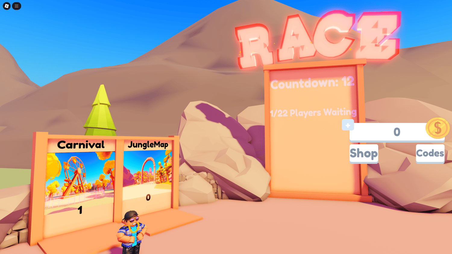 Low Poly Racing Game – Fun Editable Roblox Racer