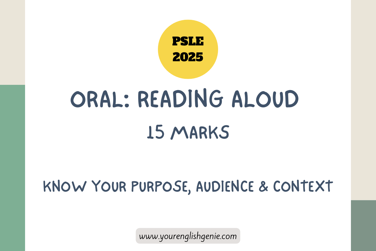 PSLE Oral: 3 Tips for Practising Reading Aloud