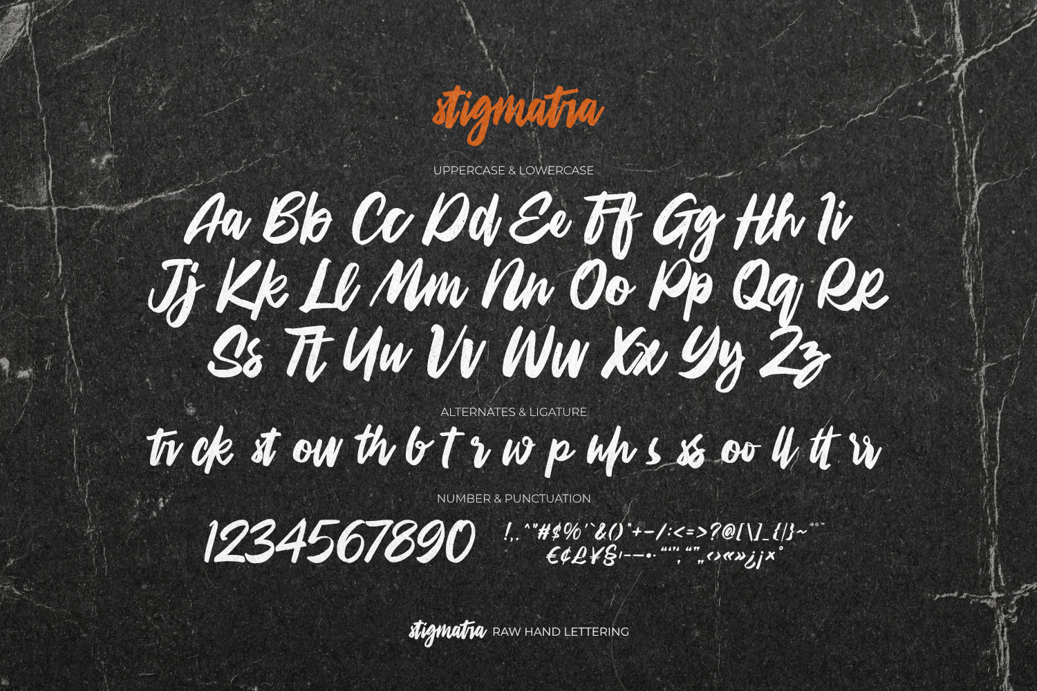 Stigmatra - Raw Hand Lettering