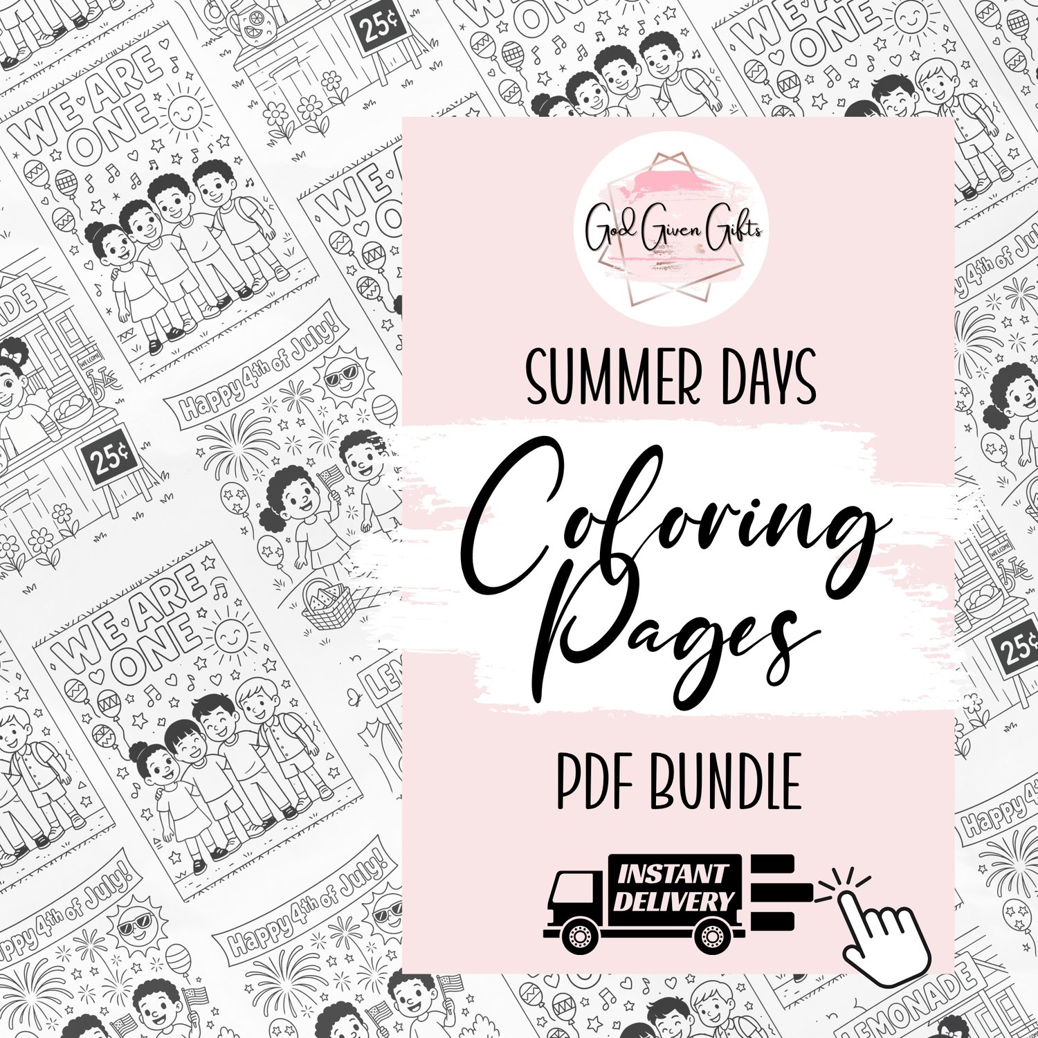 Summer Days Coloring Pages PDF Bundle - Payhip