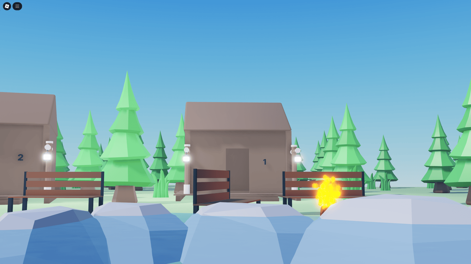 Low Poly Asset Map for Roblox Development