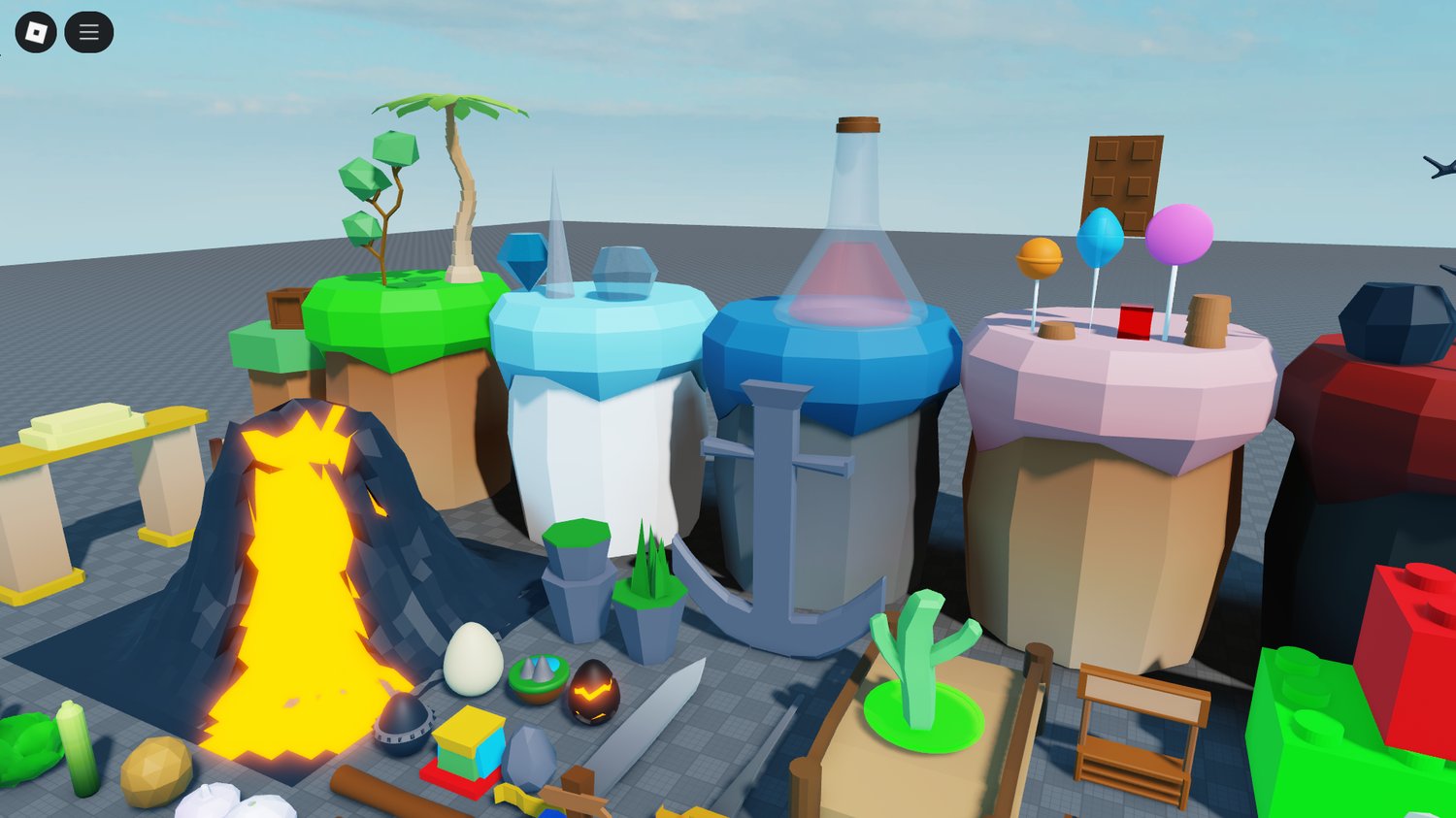 Super Mario Low Poly Pack – 100 Models for Roblox