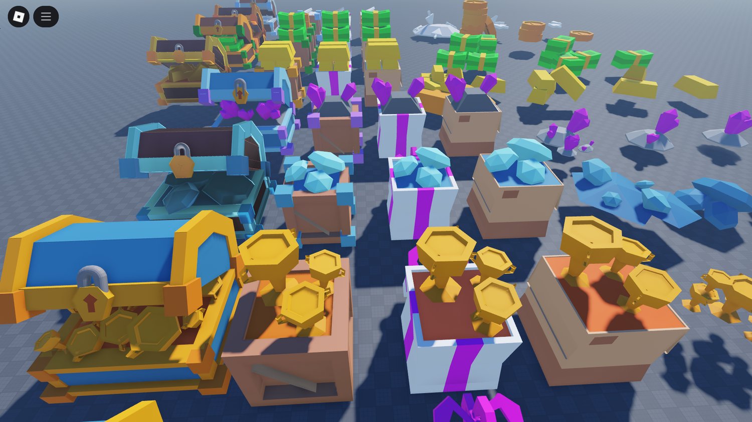 Low Poly Simulator Pack – 72 Models for Roblox