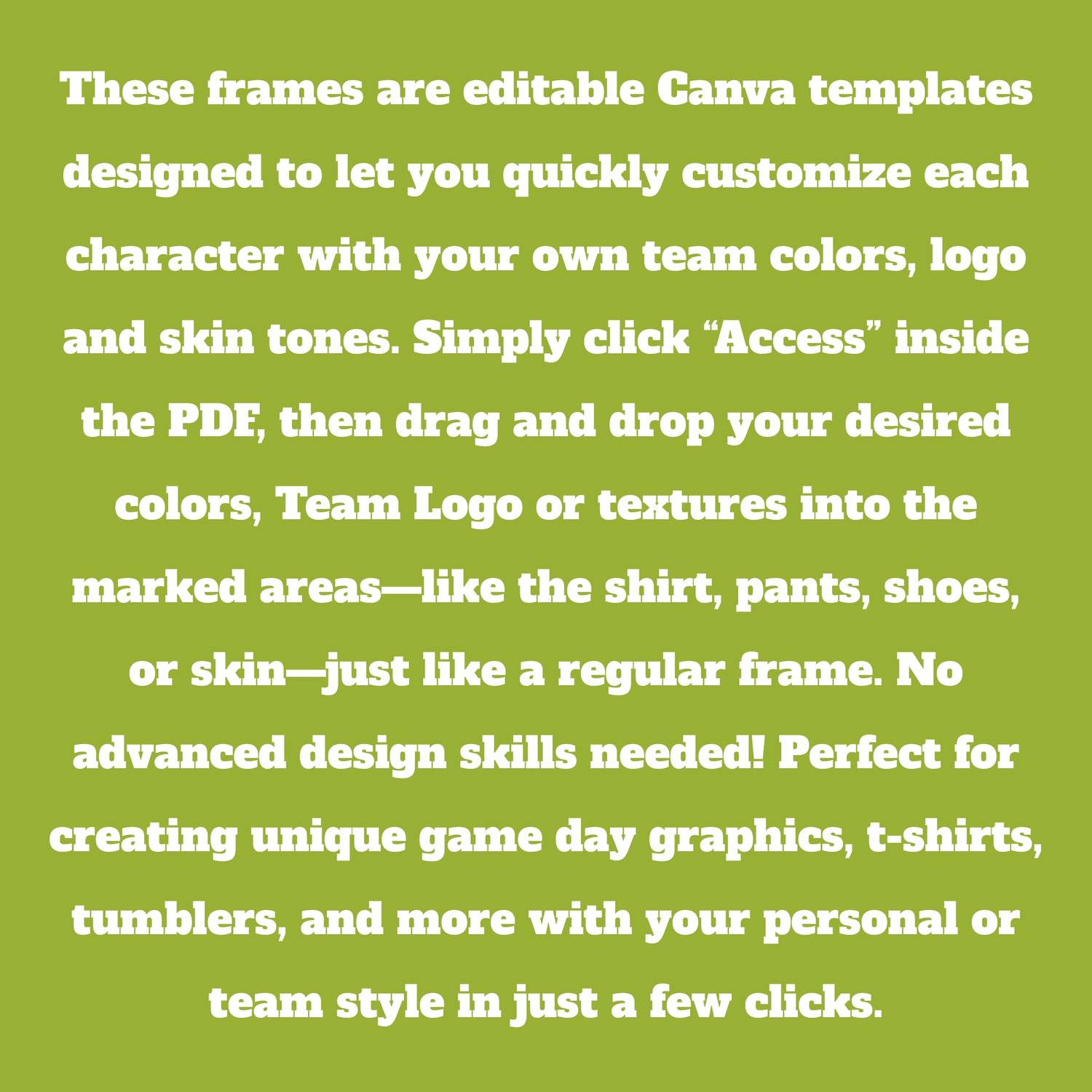 FREEBIE Football Frame | Canva Frames | Drag & Drop Color Frames for ...