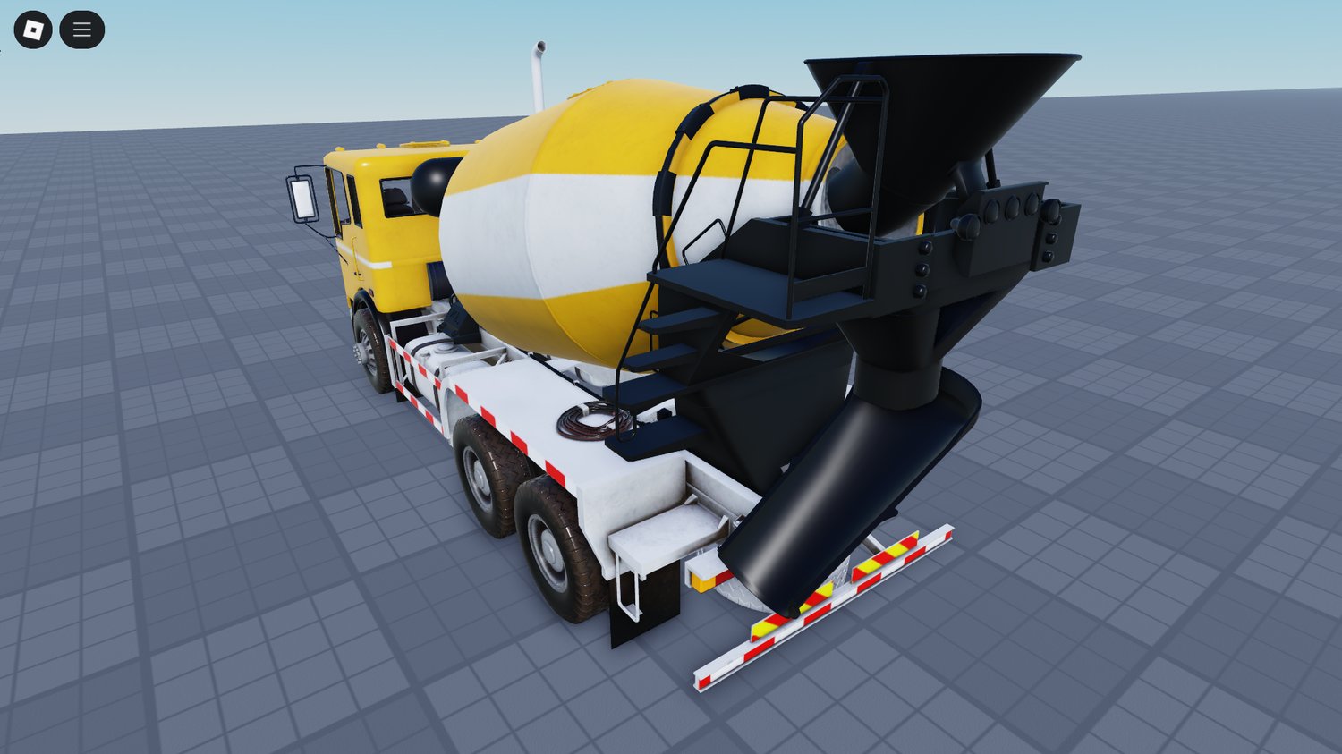 Drivable Cement Truck with Interior – Roblox Asset