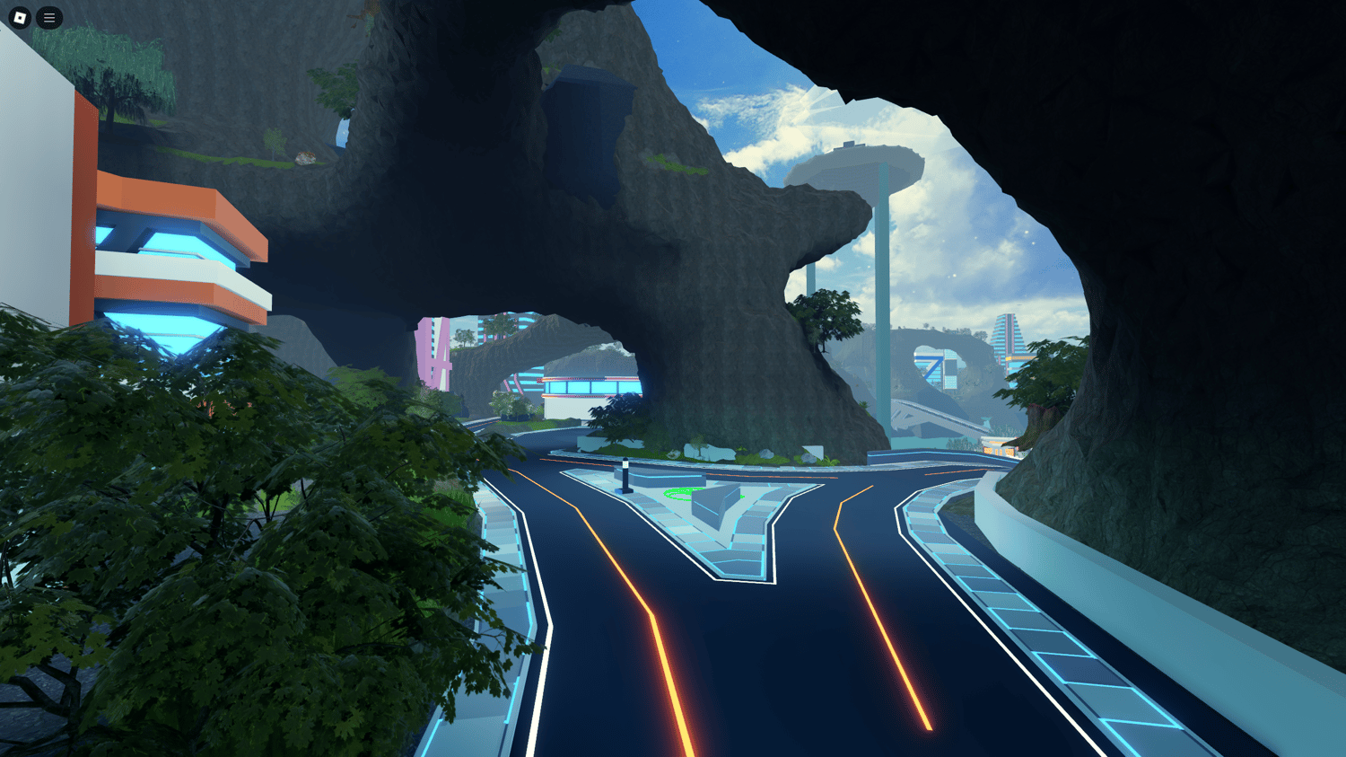 Futuristic Sci-Fi Lobby Map – Advanced Roblox World