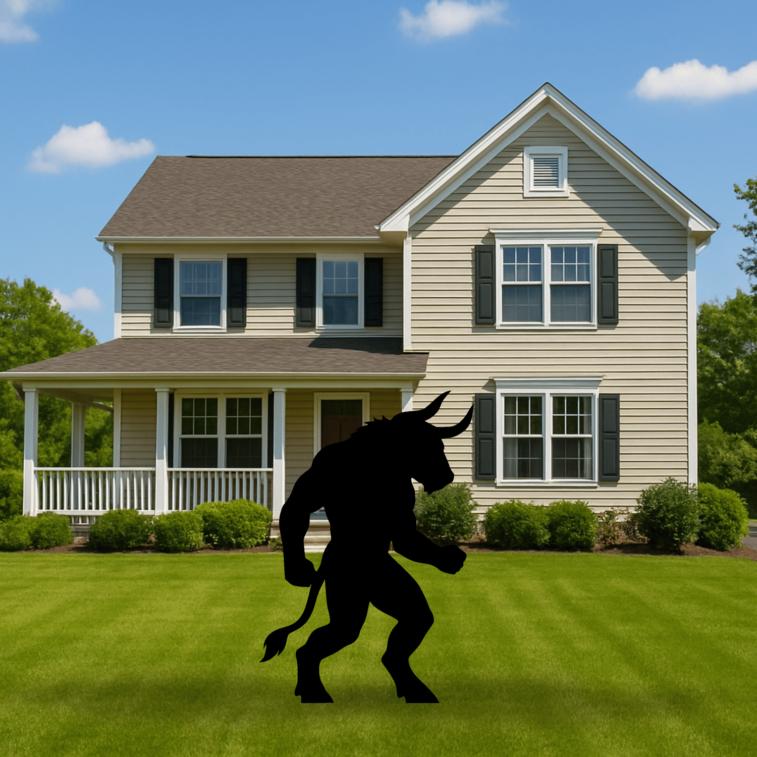 Minotaur Mythical Party and Wall Decor | Printable Life-Size Silhouette ...