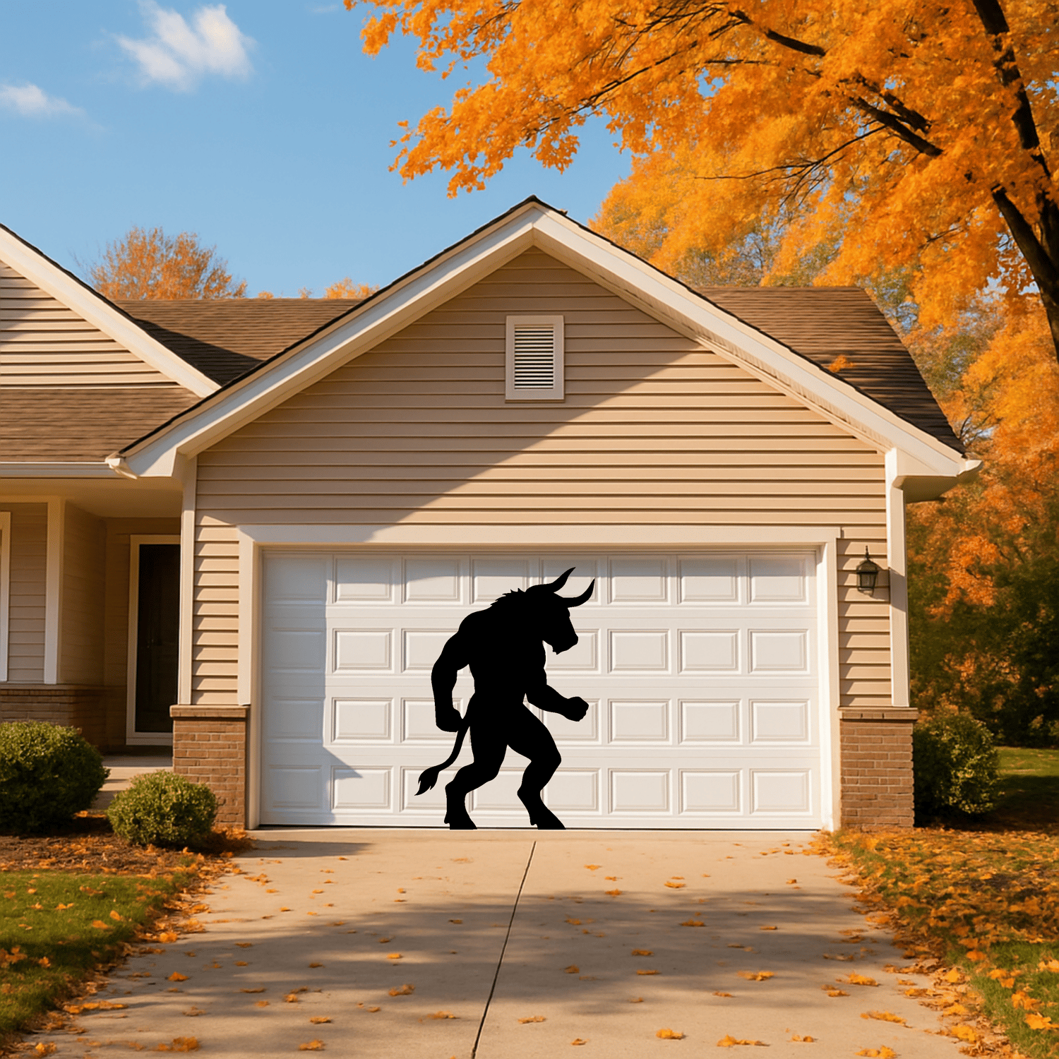 Minotaur Mythical Party and Wall Decor | Printable Life-Size Silhouette ...