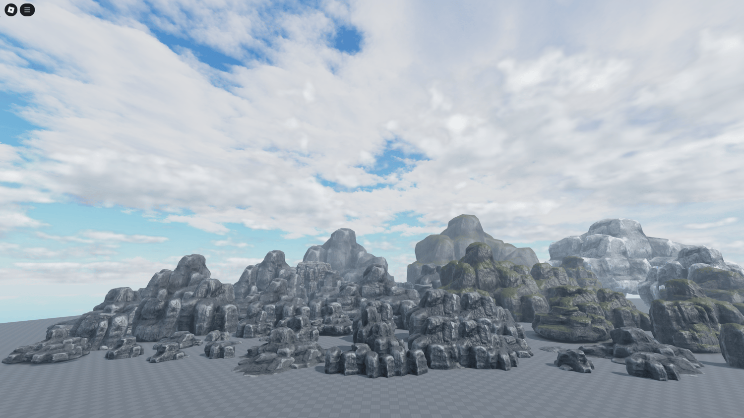 Realistic Rocks & Cliffs Pack – 80 Roblox Terrain Assets