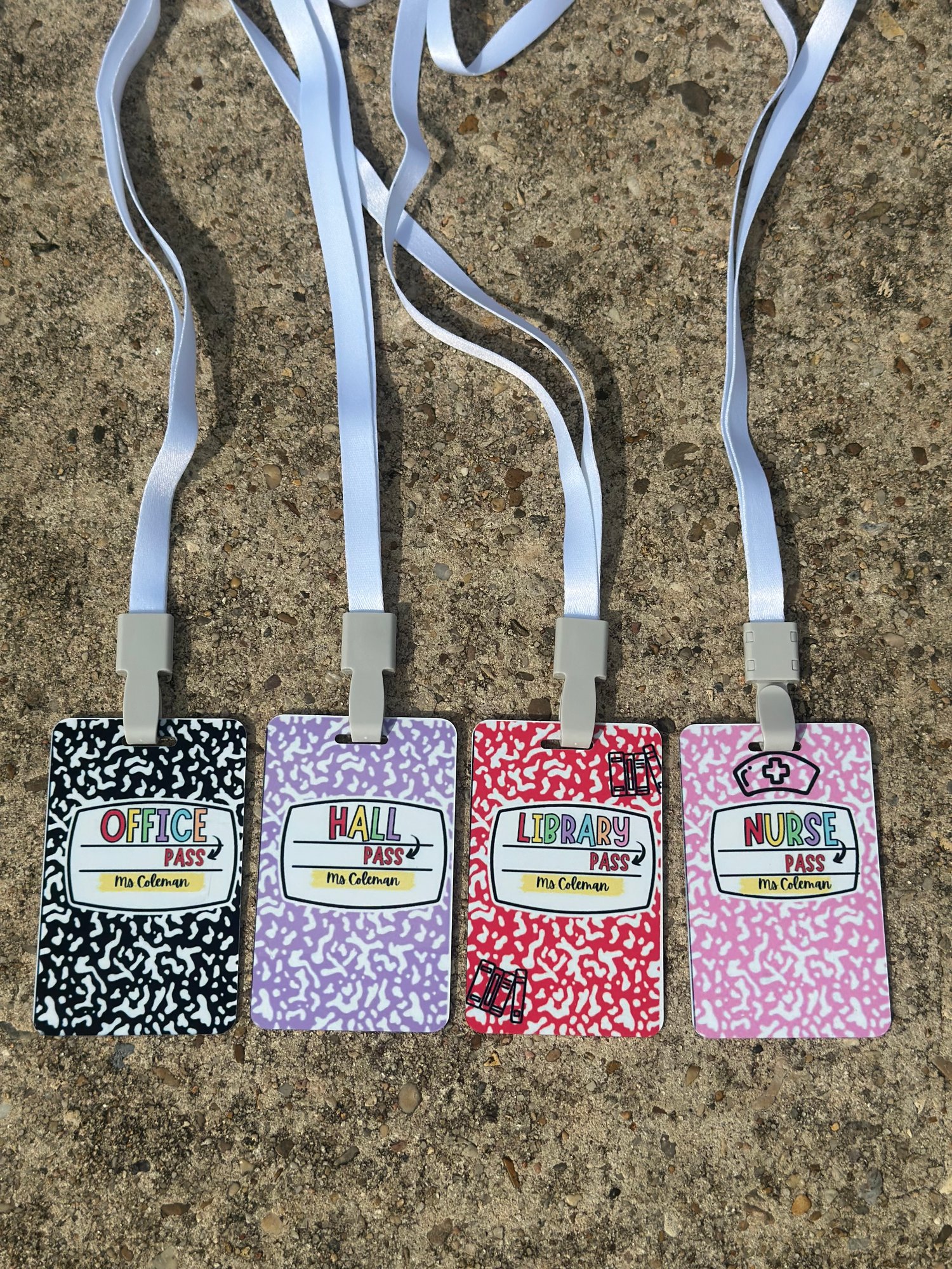 Custom Teacher Passes Set - Payhip