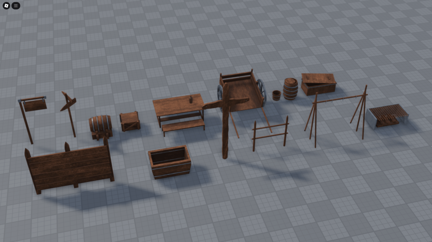 Medieval Kit – 15 Assets for Roblox Maps