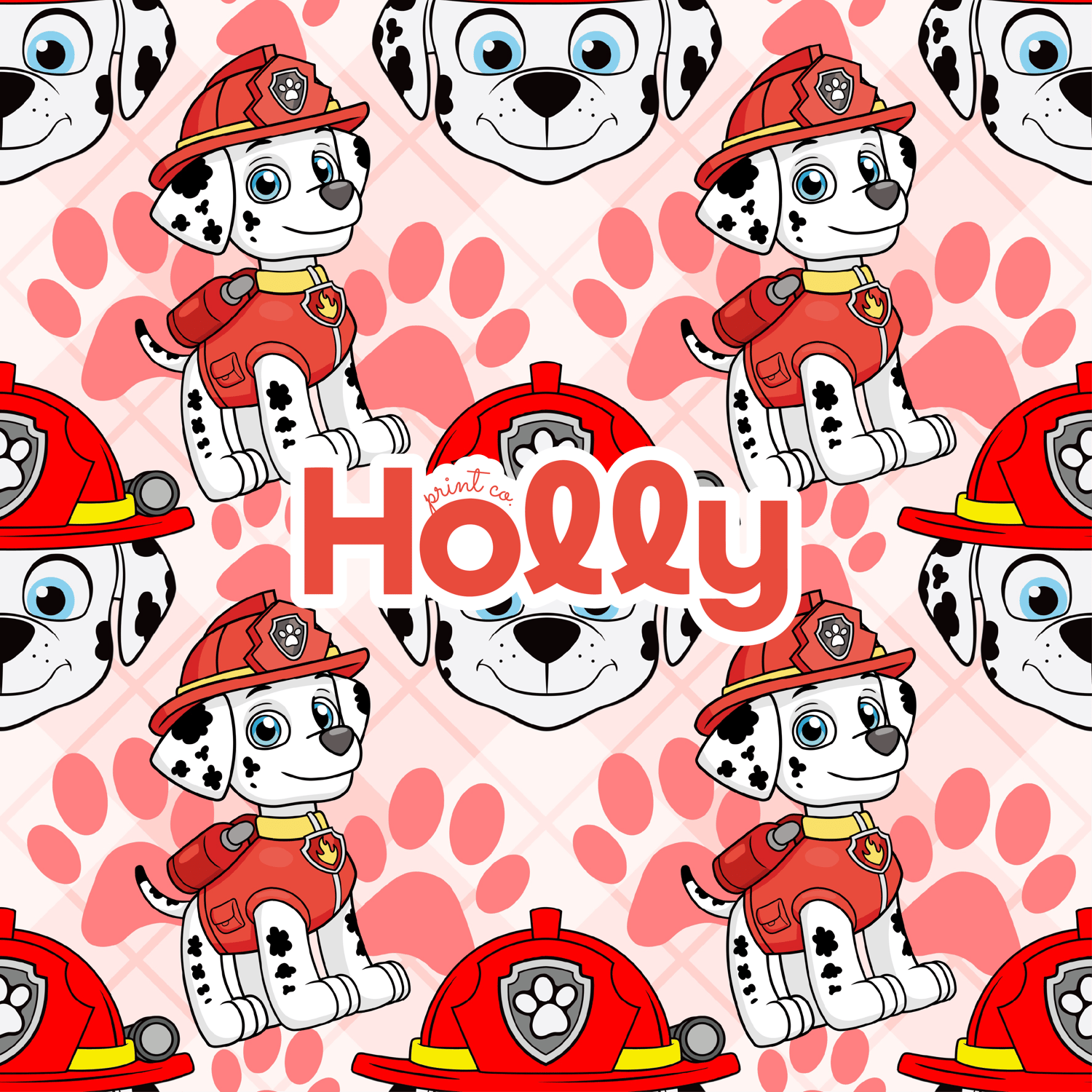 Paw patrol marshall - seamless pattern - Payhip