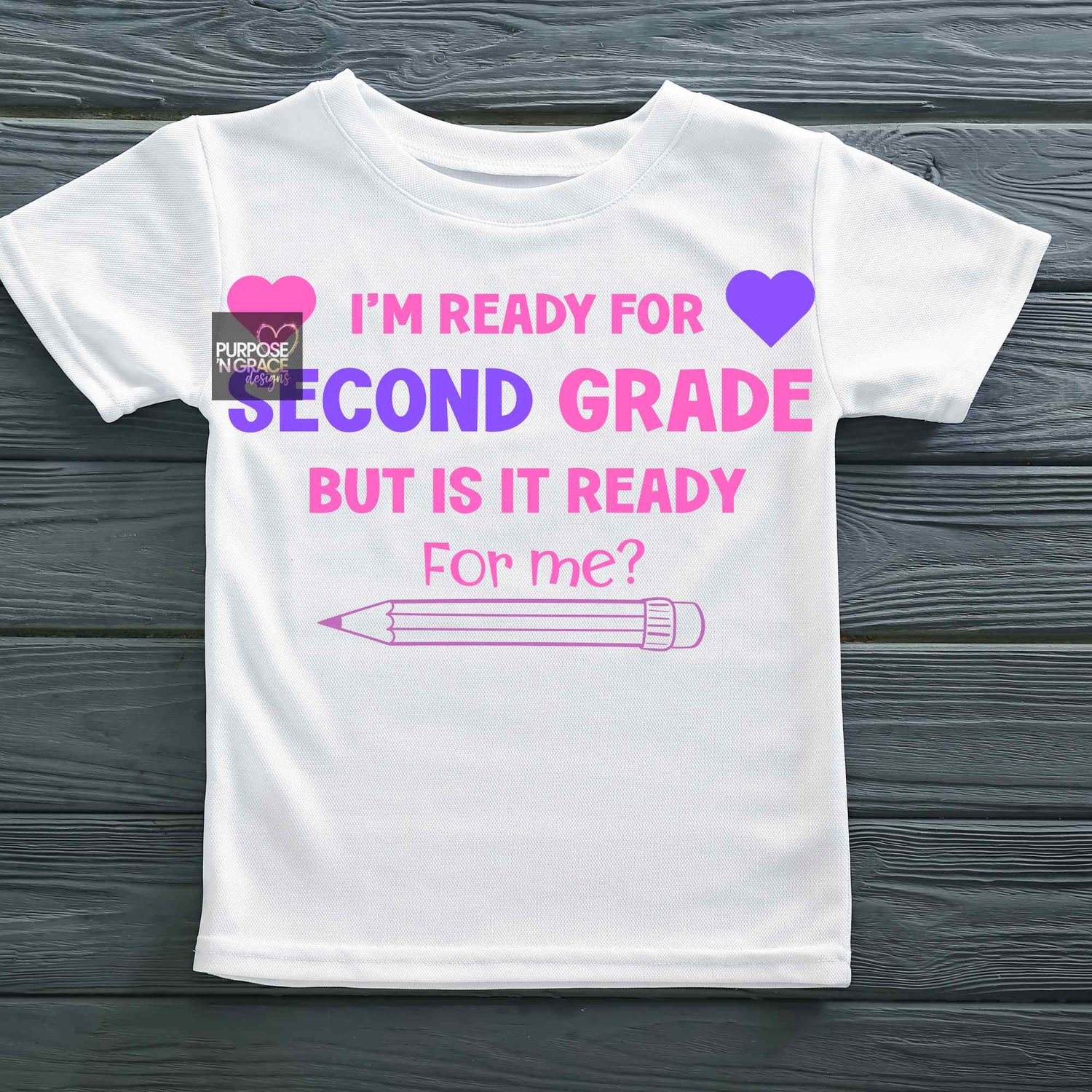 I’m Ready For 2nd Grade l Back To School PNG - Payhip